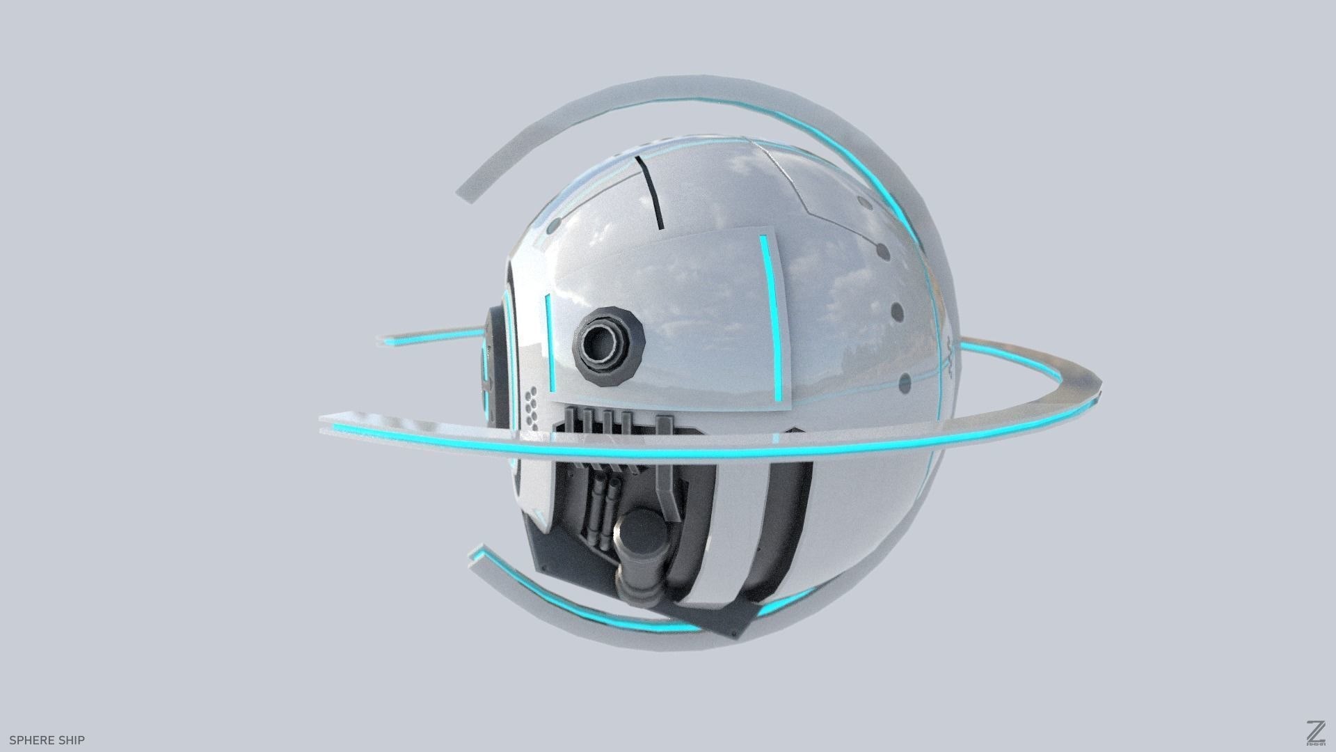 3D Sphere Ship Collection - TurboSquid 2237043