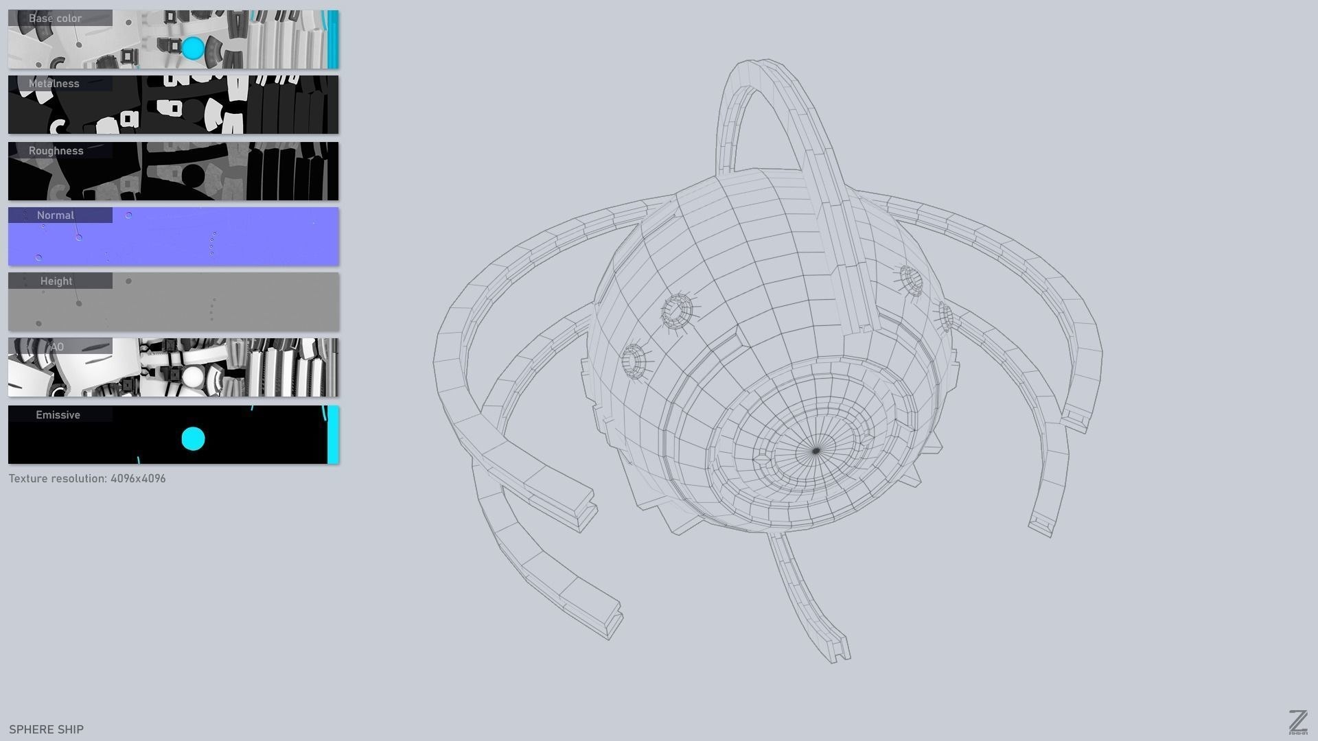 3D Sphere Ship Collection - TurboSquid 2237043