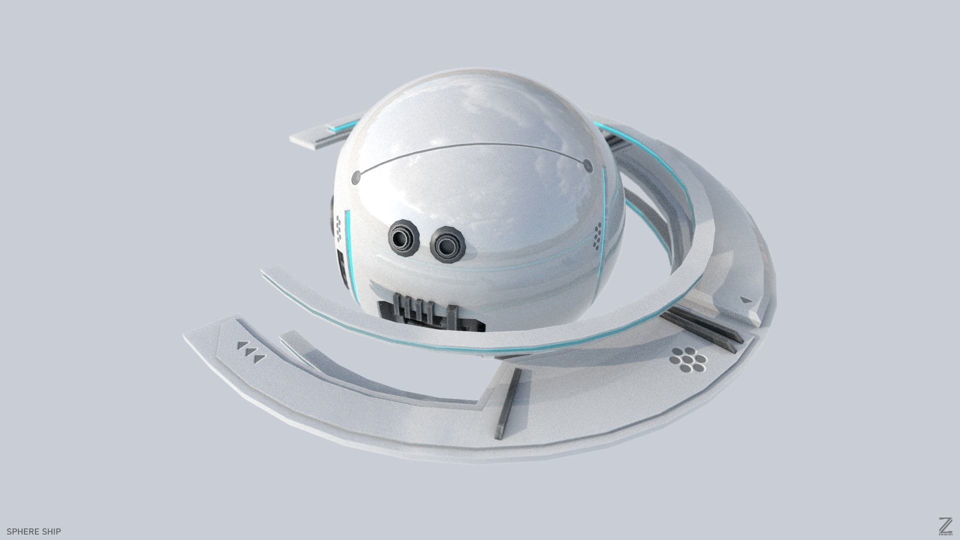 3D Sphere Ship Collection - TurboSquid 2237043