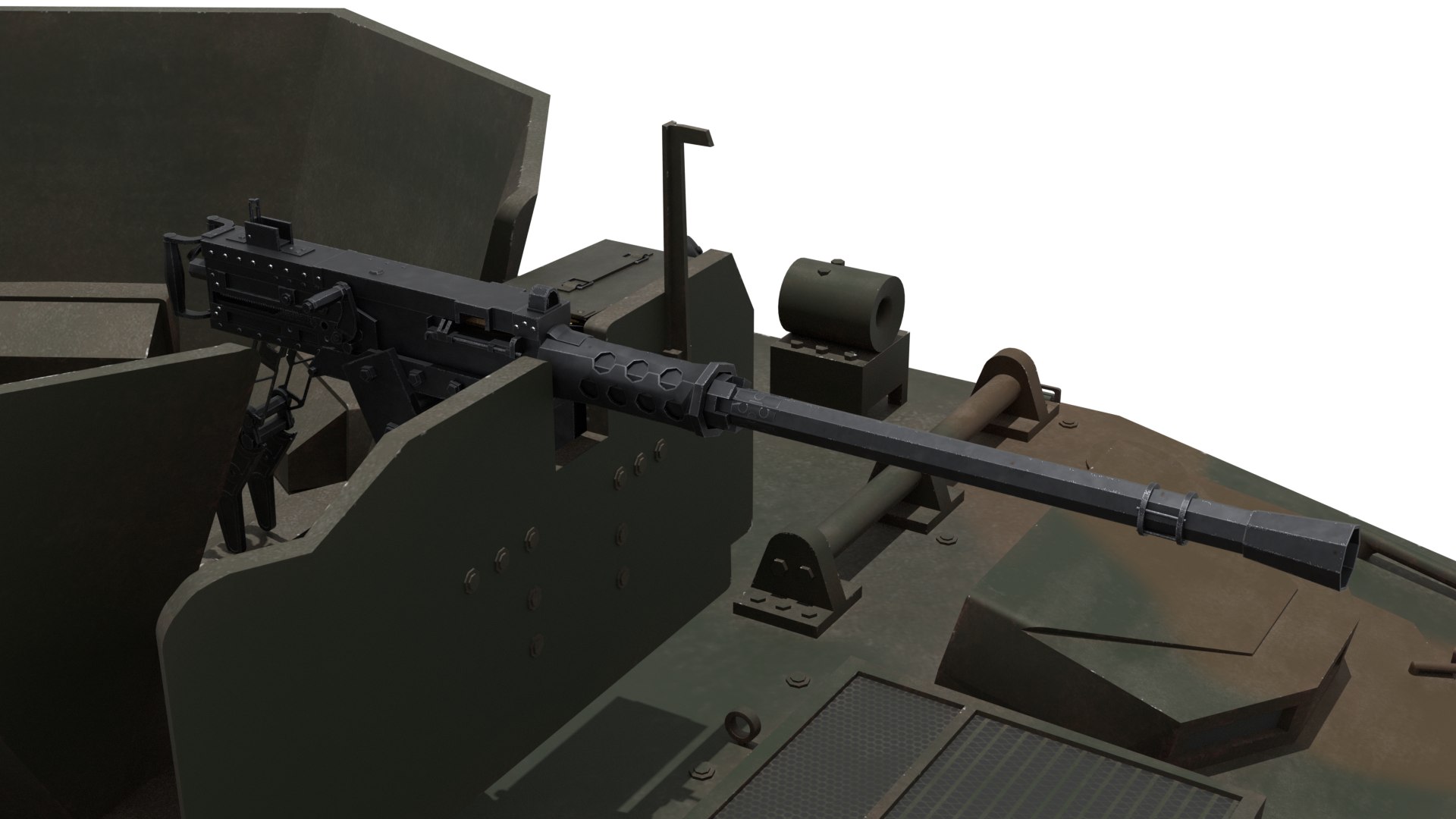 Korean Armored Vehicle K-808 With K-6 Machine Gun 3D Model - TurboSquid ...