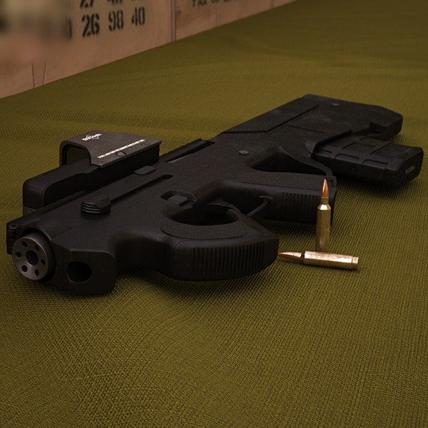 modelo 3d Magpul PDR con EOTech 552 - TurboSquid 1328025