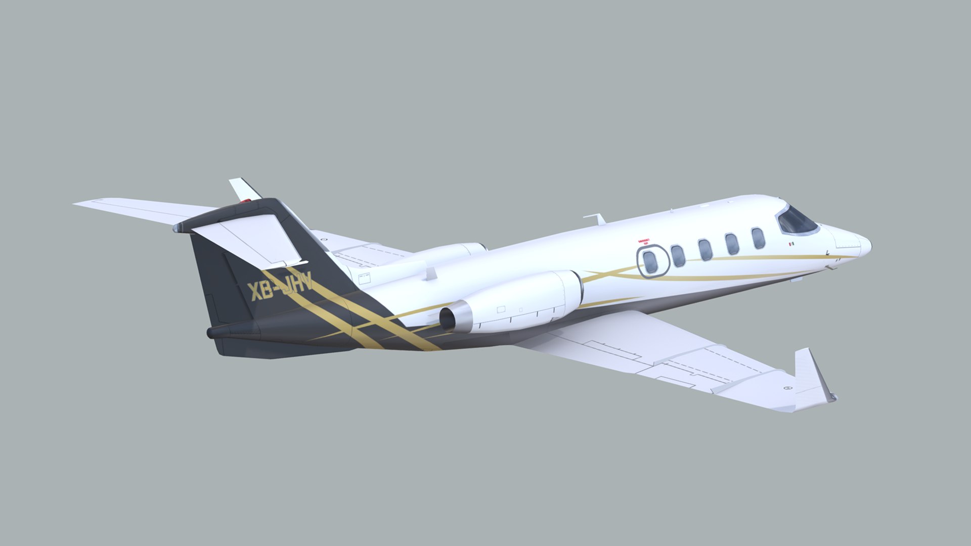 Learjet 29 3D Model - TurboSquid 2218198