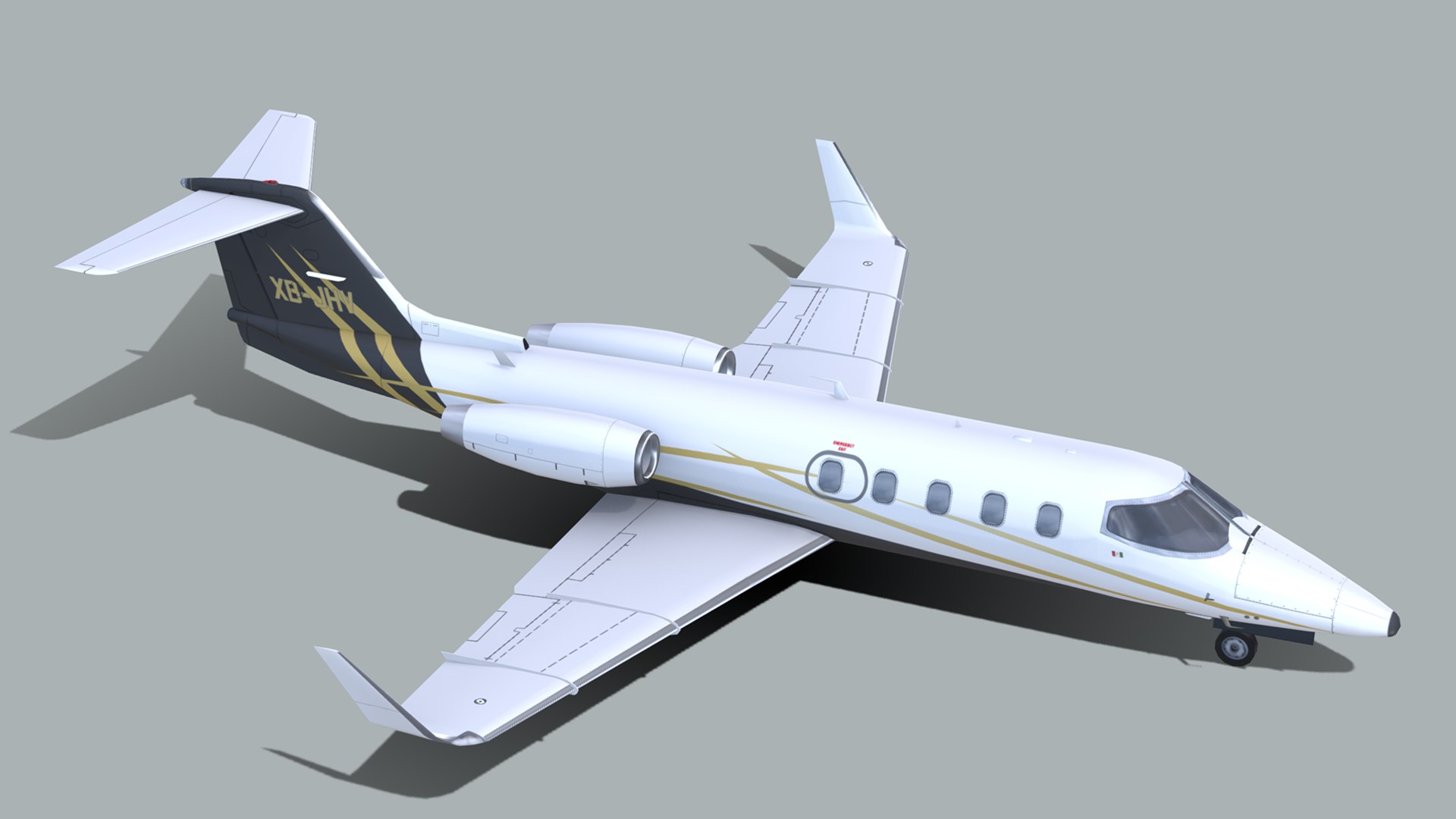 Learjet 29 3D Model - TurboSquid 2218198