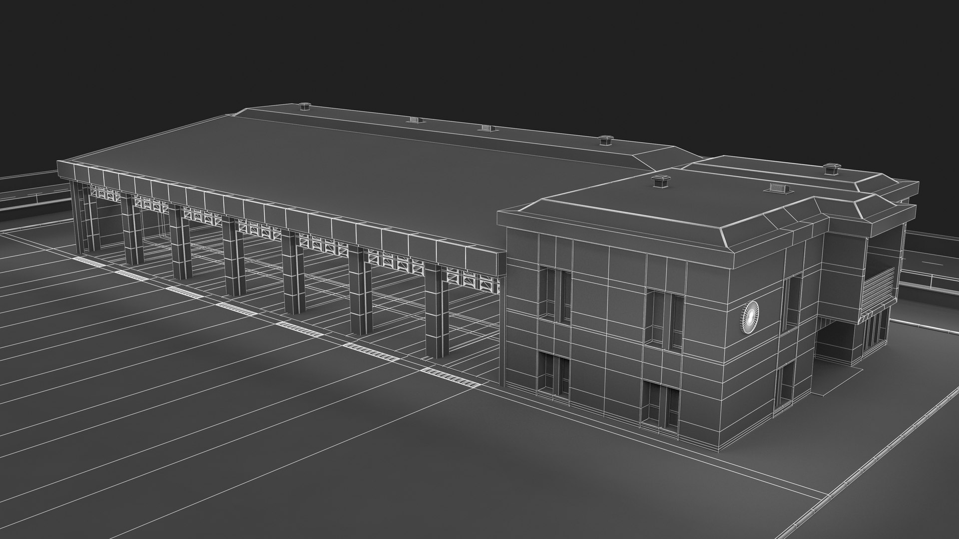 3D Fire Station - TurboSquid 1802156