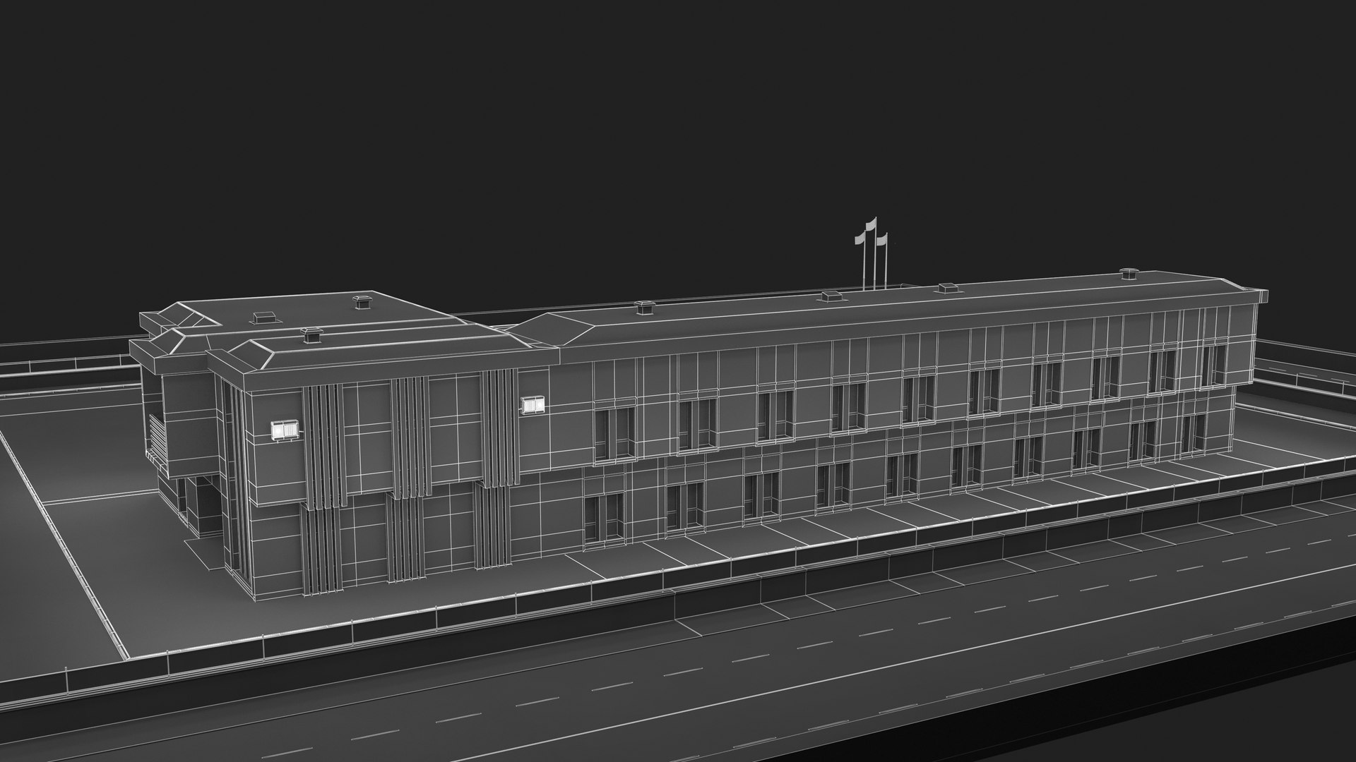 3D Fire Station - TurboSquid 1802156