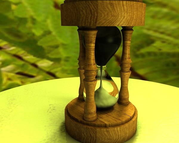 3d model sand glass