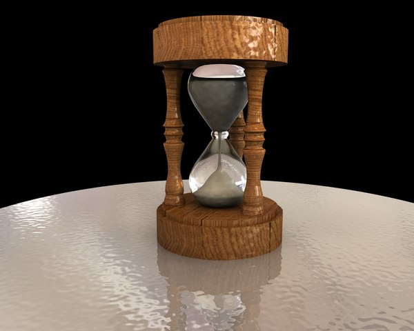 3d model sand glass