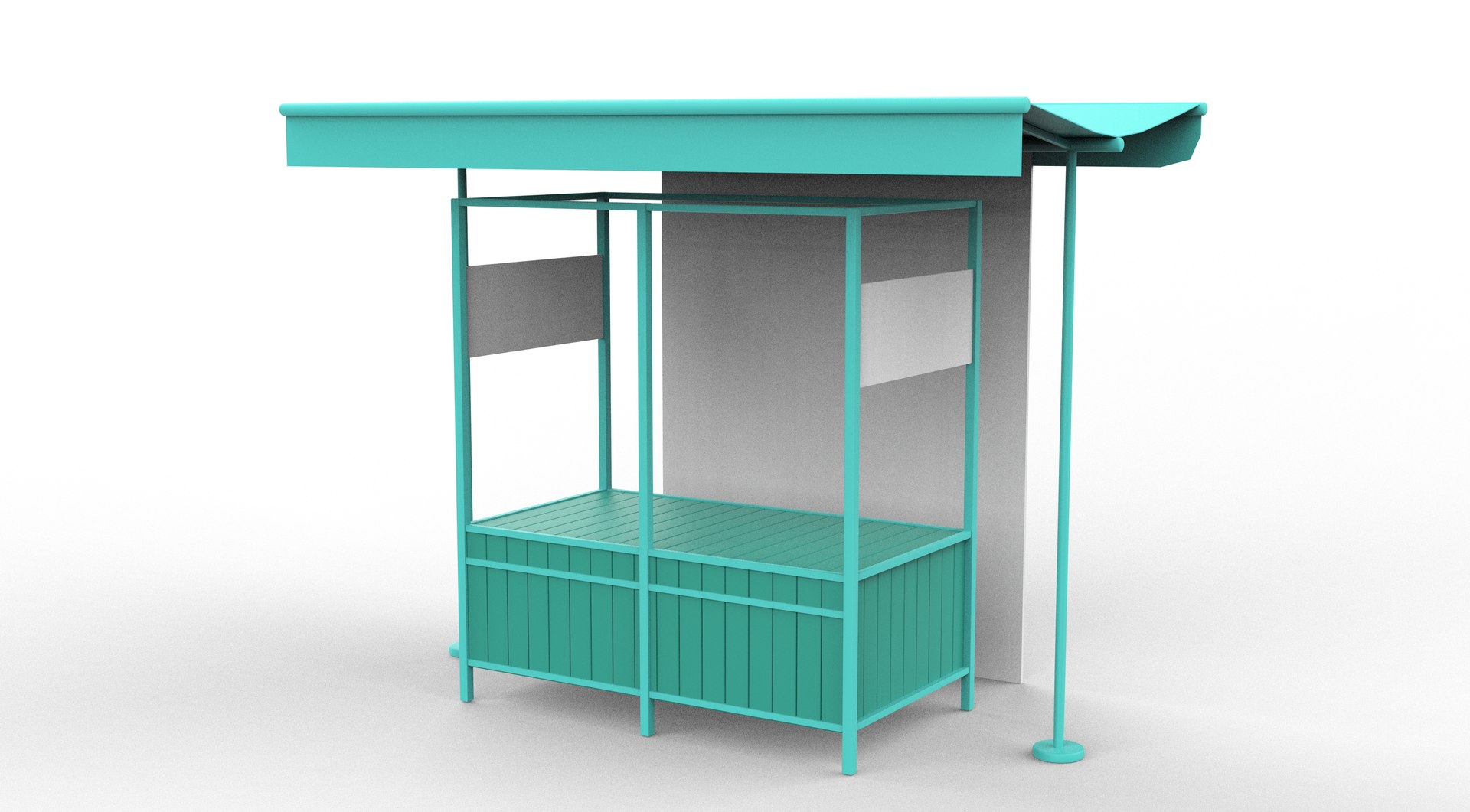 3D Food Stall 3D Model Model - TurboSquid 2365911