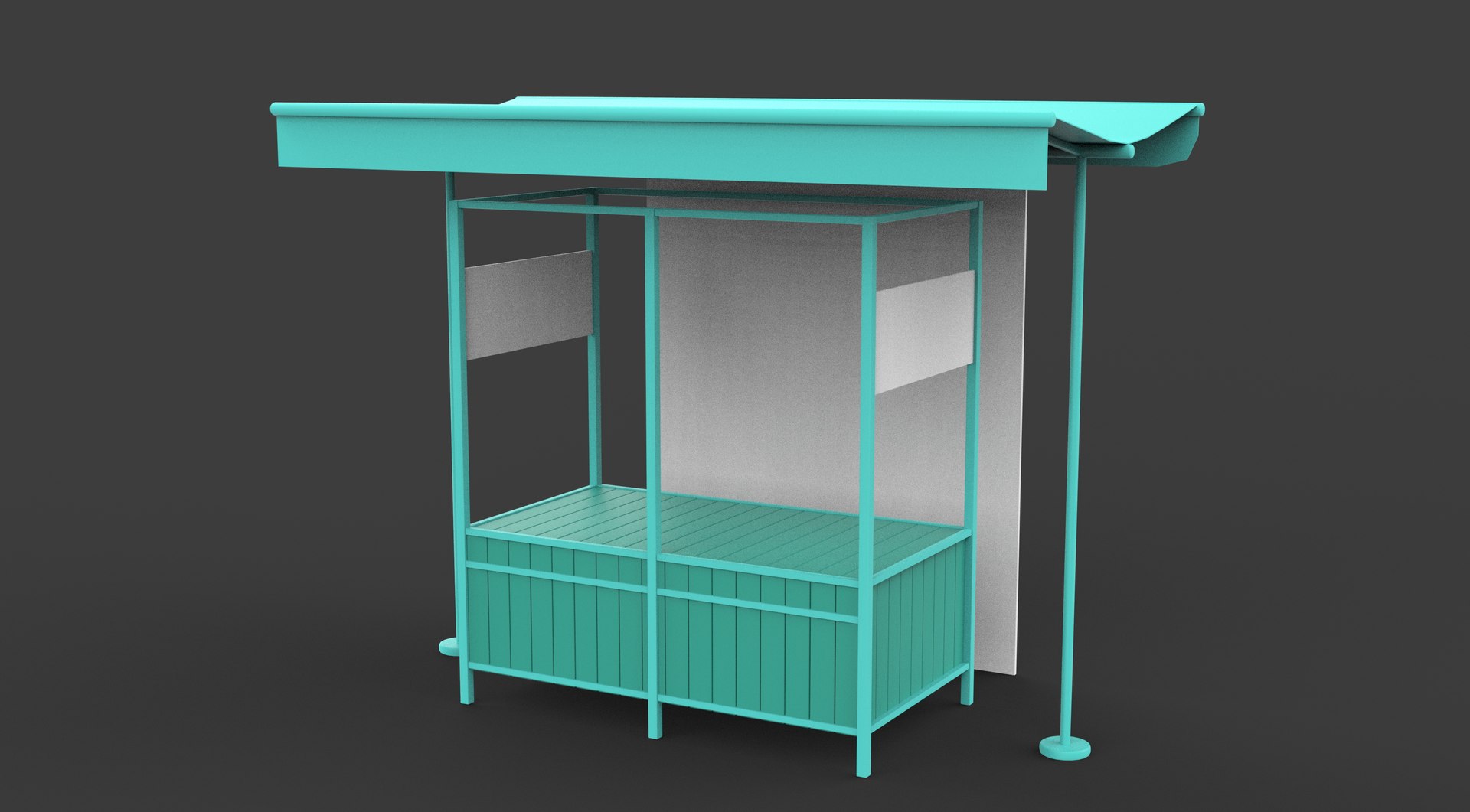 3D Food Stall 3D Model Model - TurboSquid 2365911