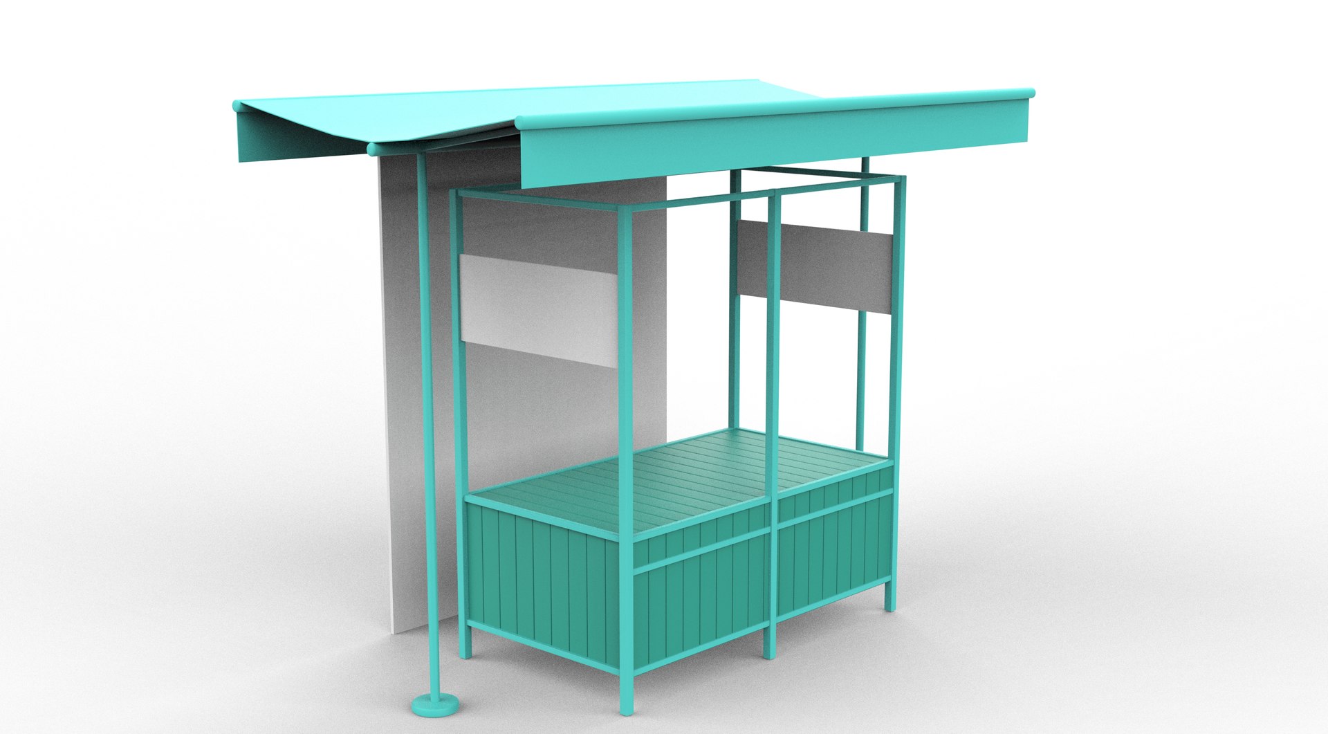 3D Food Stall 3D Model Model - TurboSquid 2365911