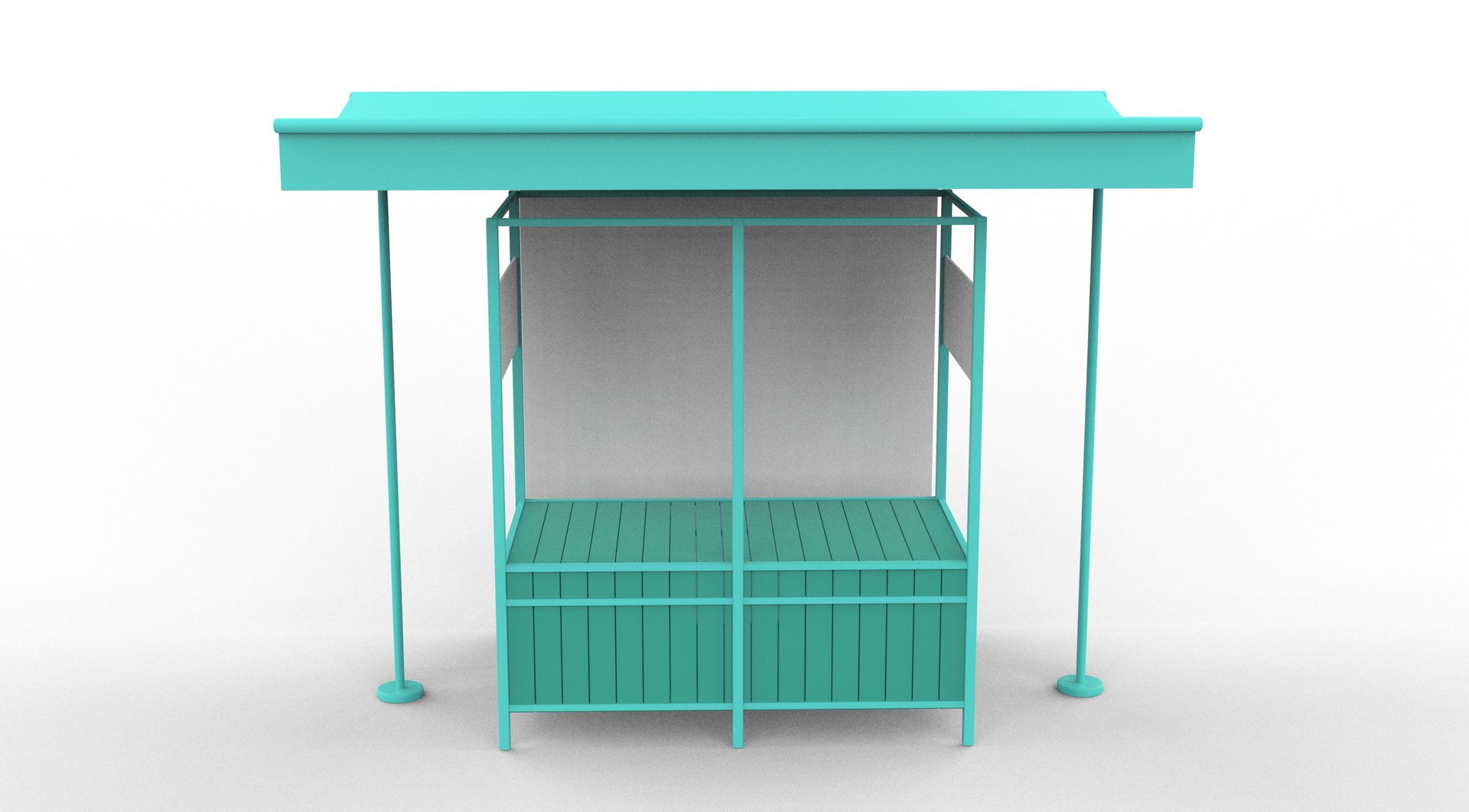 3D Food Stall 3D Model Model - TurboSquid 2365911