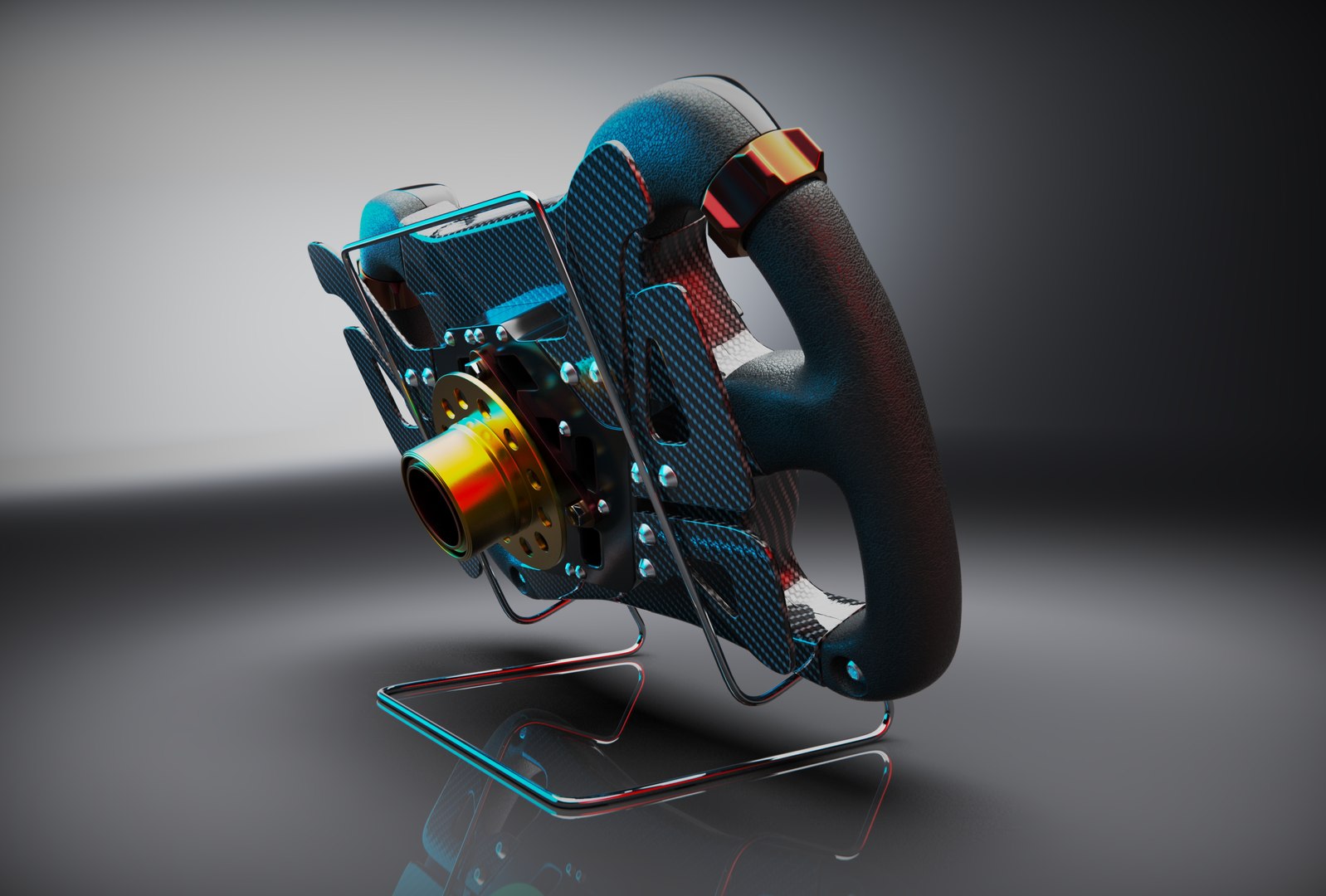 Steering wheel formula 3D model - TurboSquid 1514442