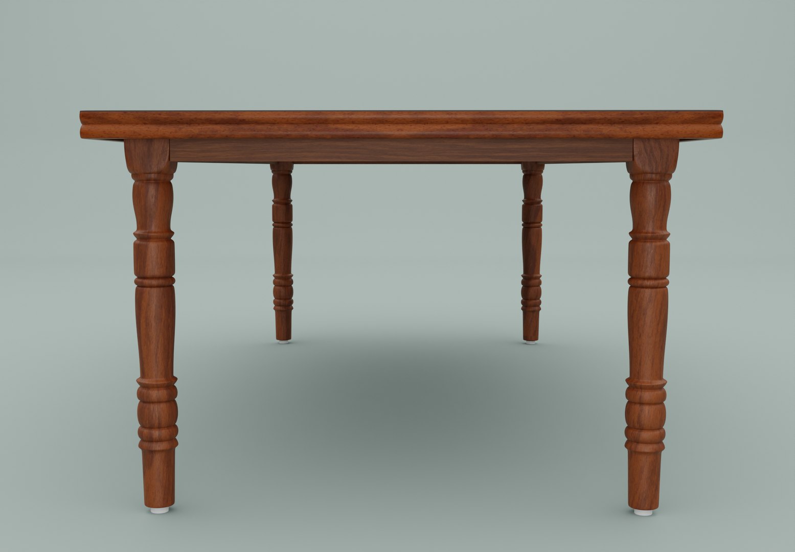 3D Dining Table Wooden Model - TurboSquid 1668077
