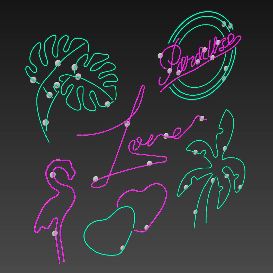 3D Model Light Modules Set 043 - TurboSquid 1612381