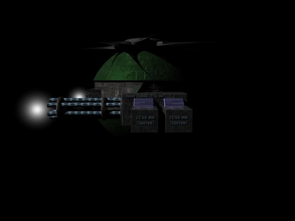 3d sci fi drone attack model