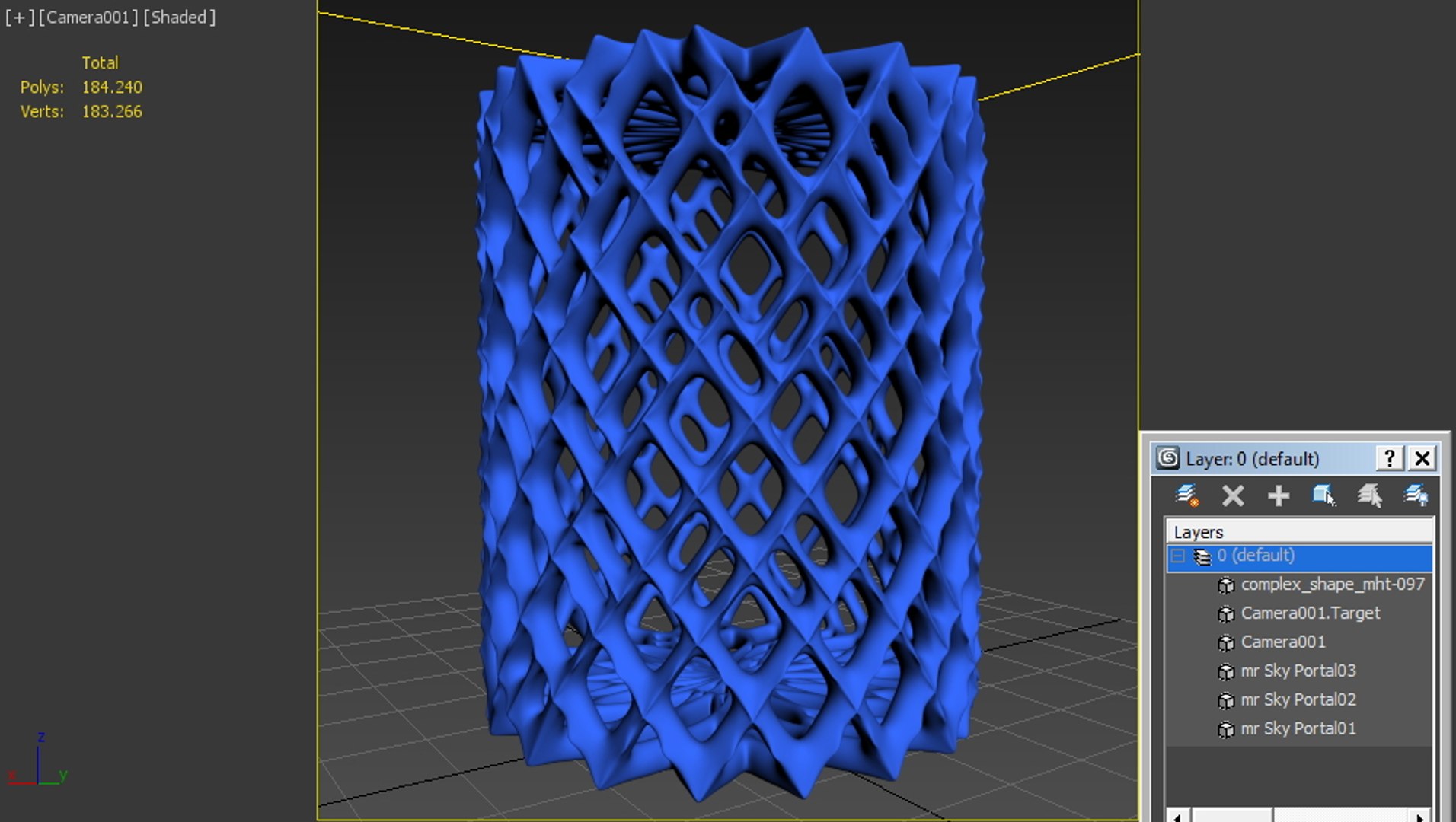 Complex Shape 3d Model