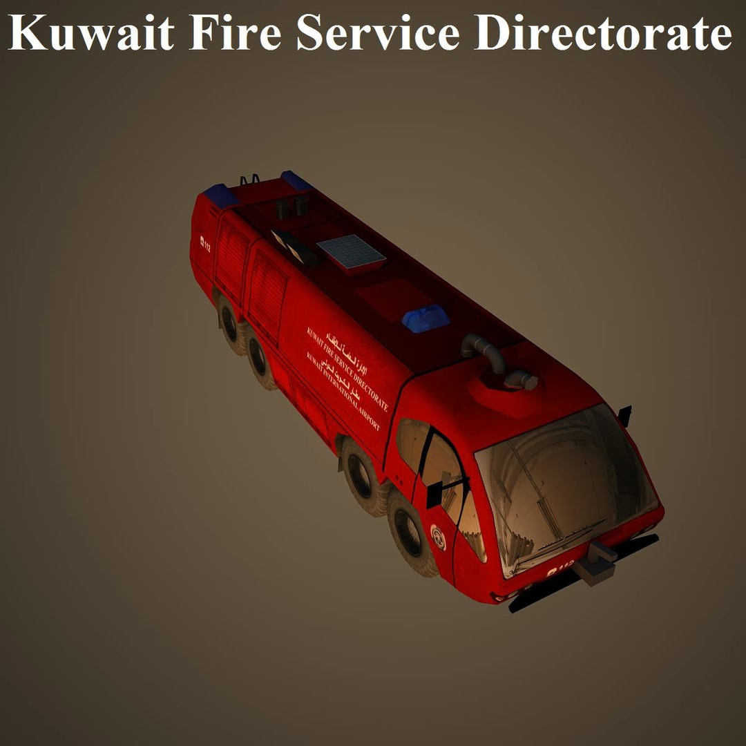 firetruck car 3d model
