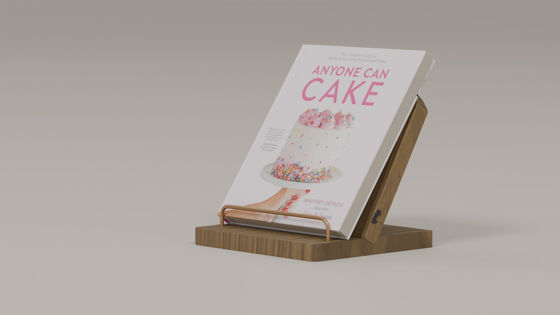 3D Book Stand Model - TurboSquid 2249867