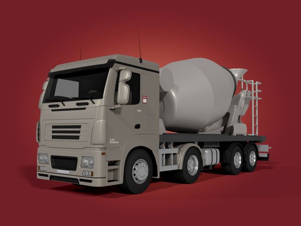 Concrete Mixer Blender Models for Download | TurboSquid