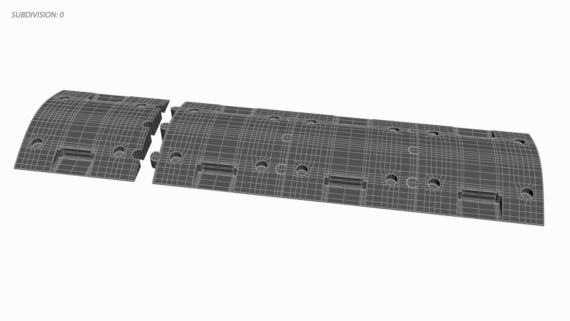 3D Speed Bump Construction Piece - TurboSquid 2159098