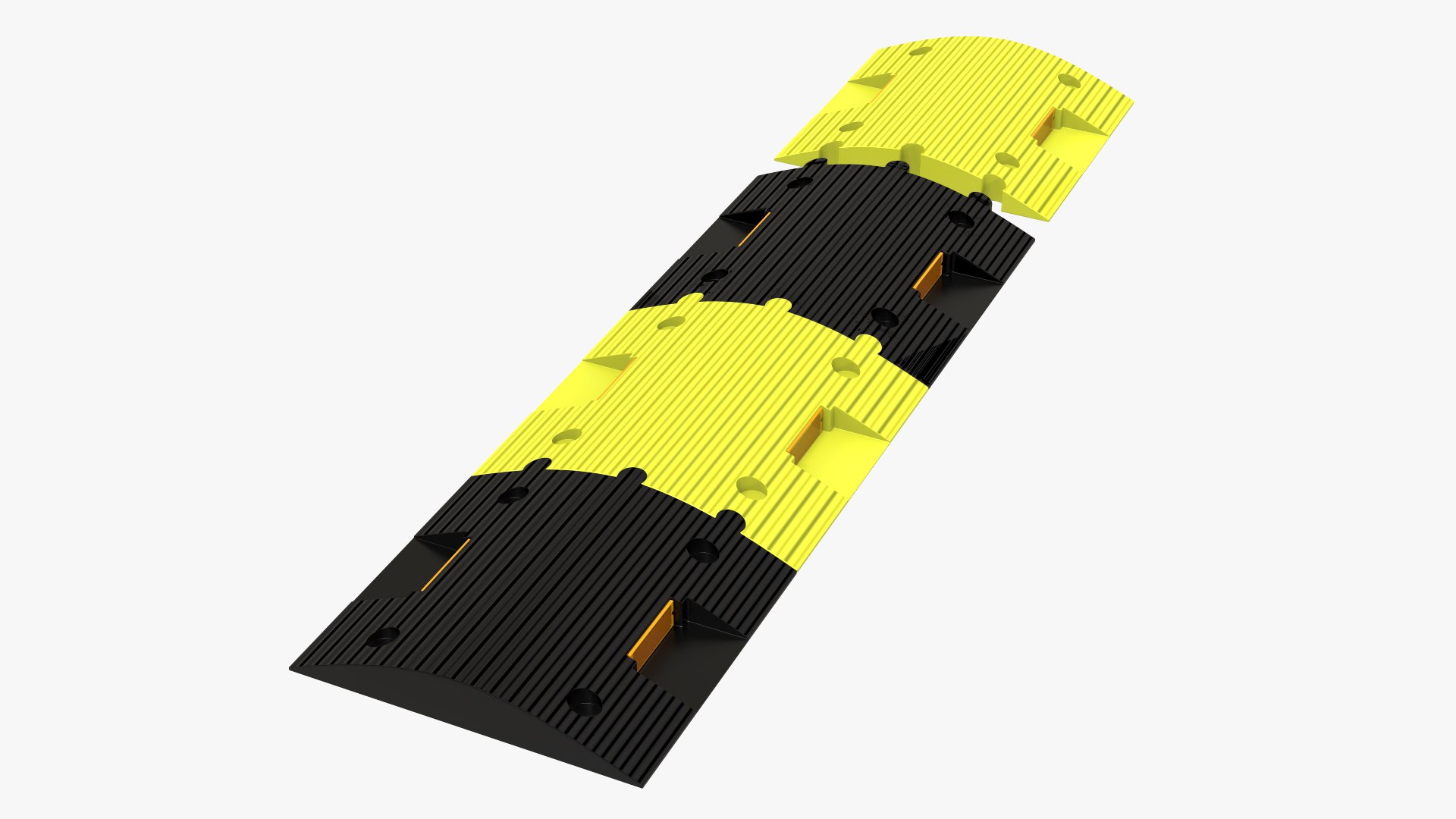 3D Speed Bump Construction Piece - TurboSquid 2159098