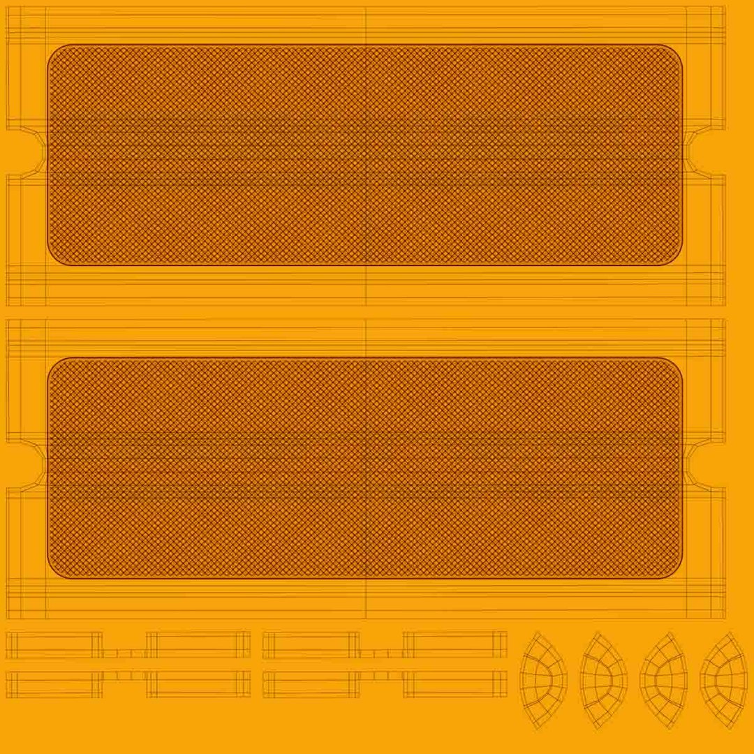 3D Speed Bump Construction Piece - TurboSquid 2159098