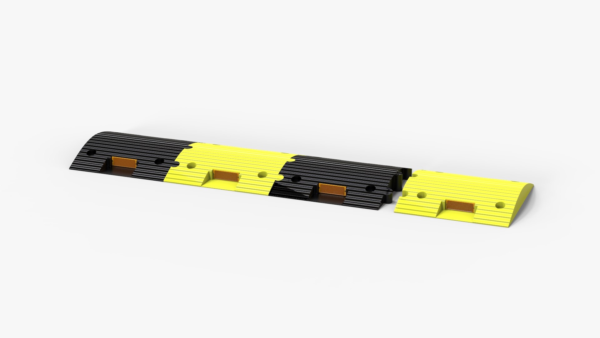 3D Speed Bump Construction Piece - TurboSquid 2159098