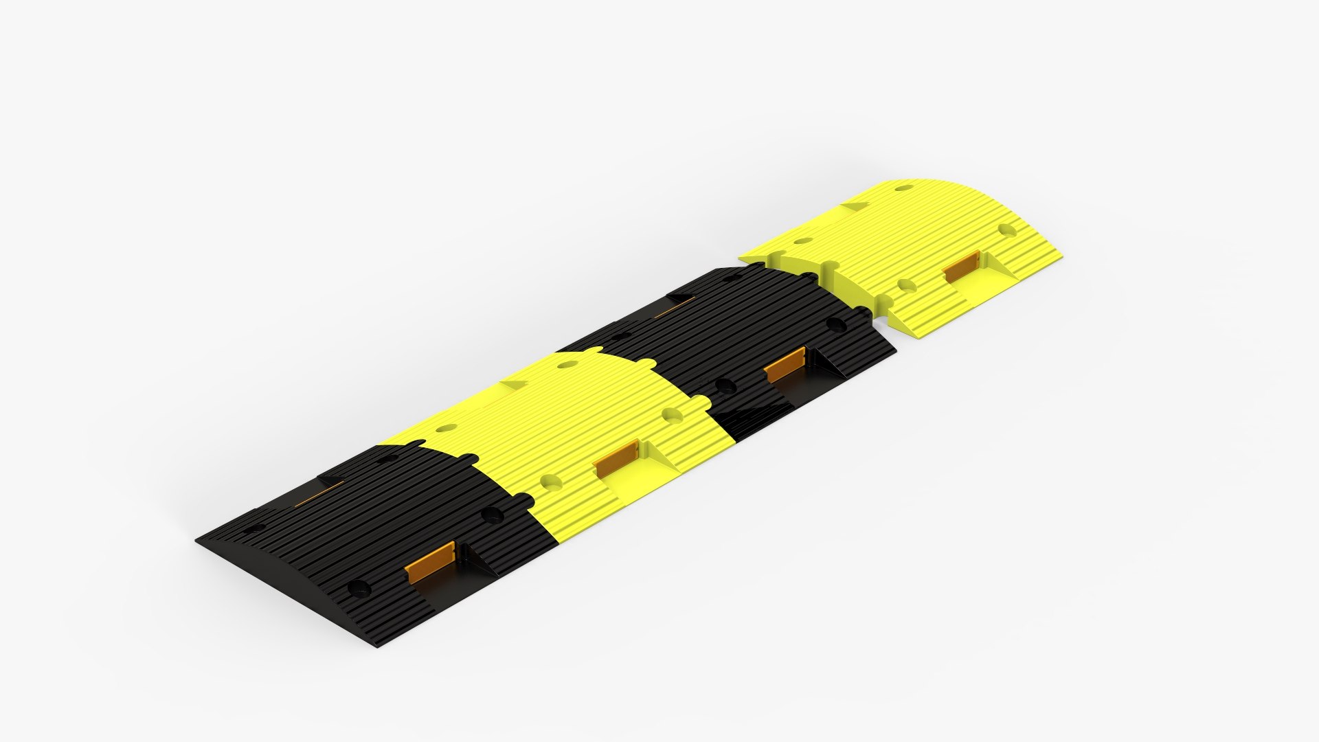 3D Speed Bump Construction Piece - TurboSquid 2159098