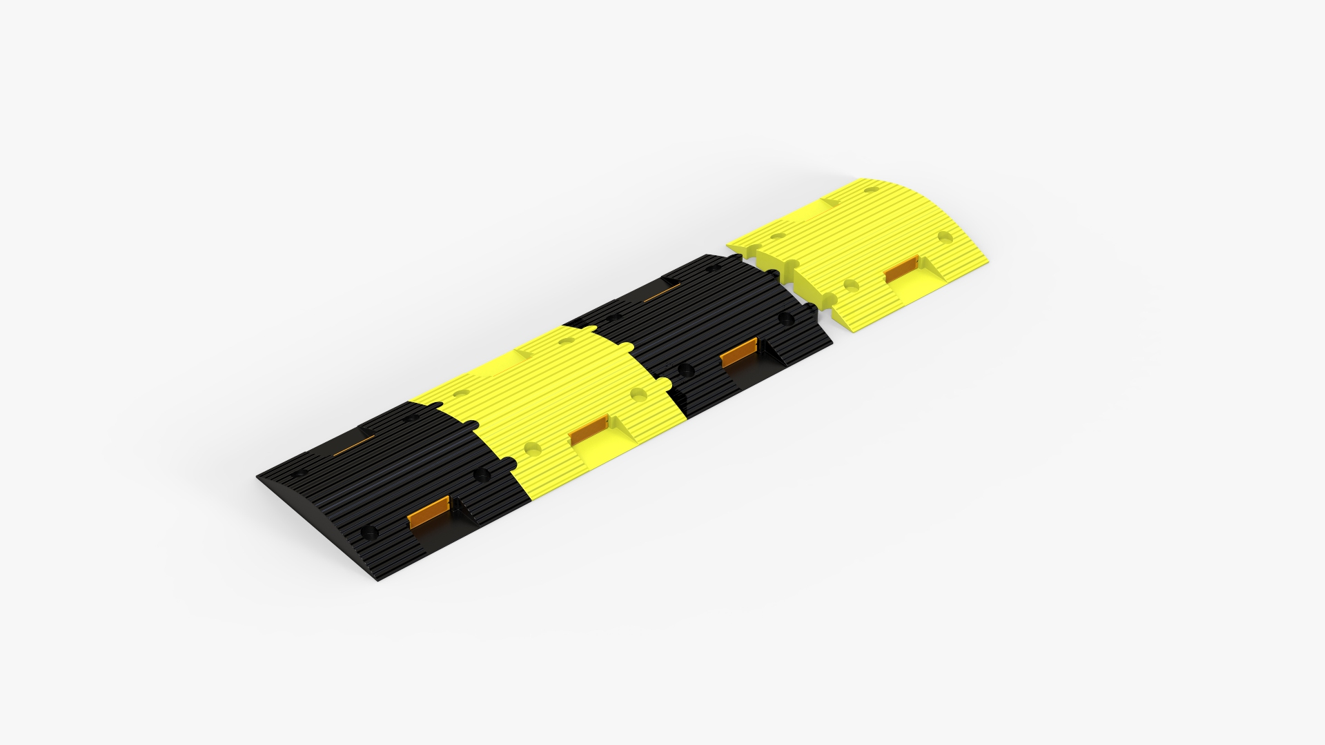 3D Speed Bump Construction Piece - TurboSquid 2159098