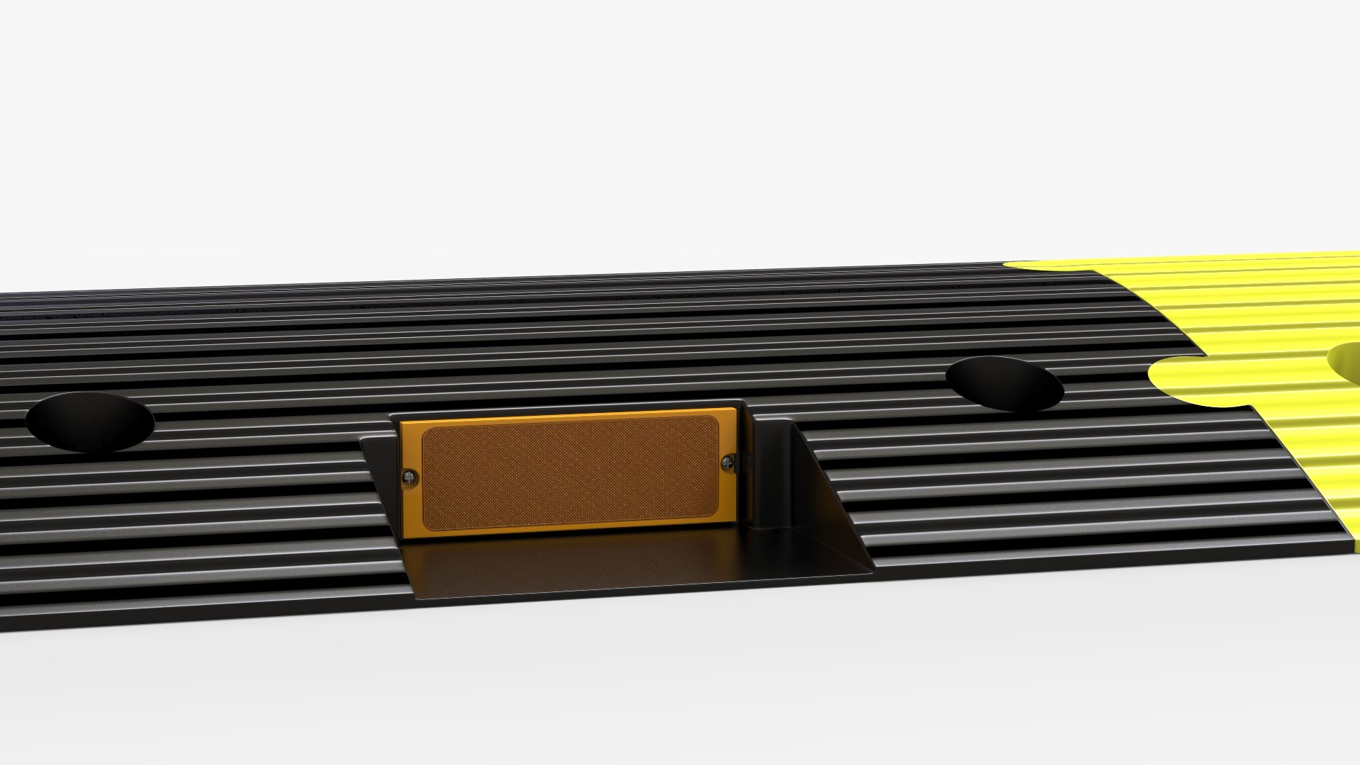 3D Speed Bump Construction Piece - TurboSquid 2159098