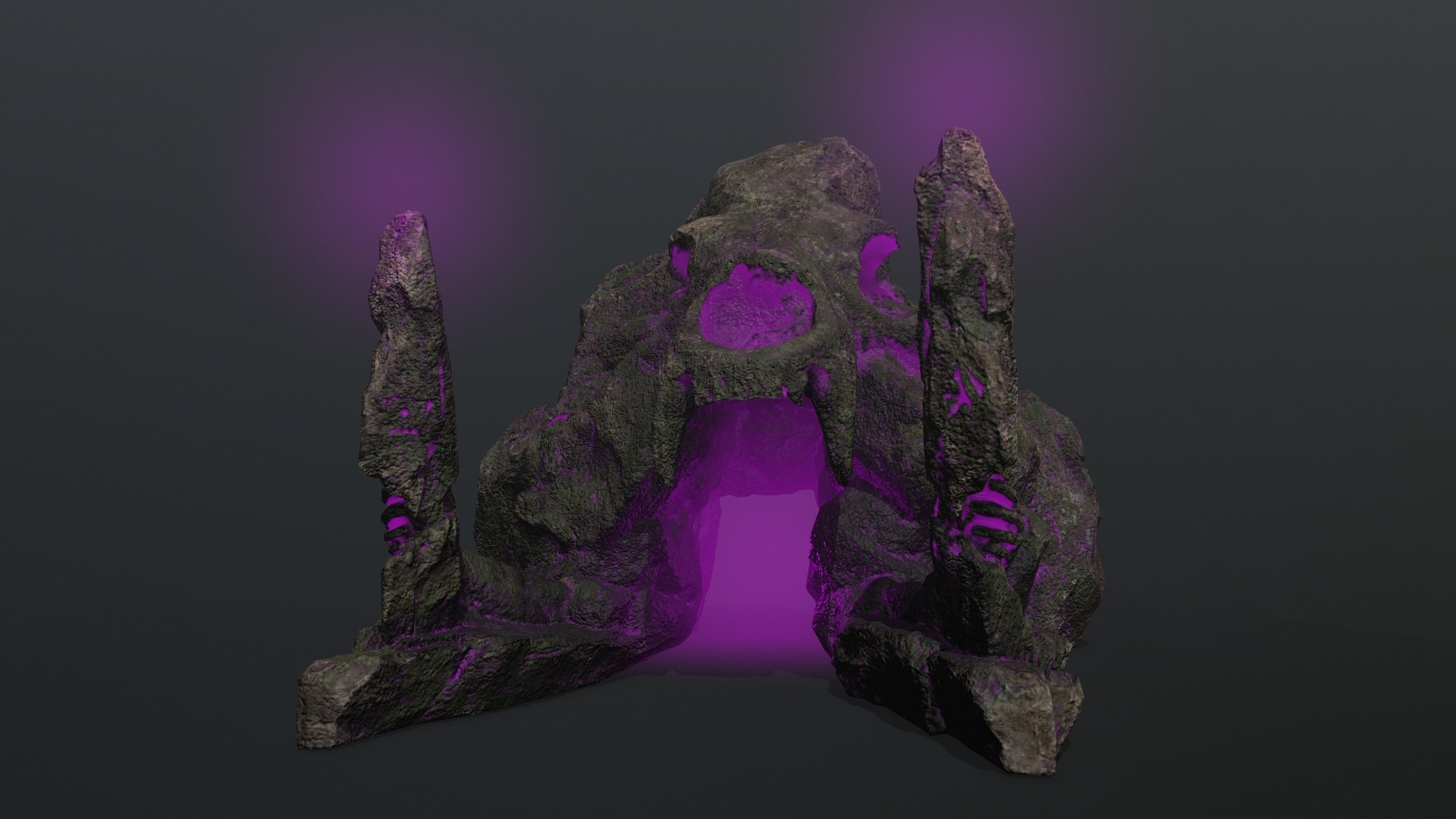 3D skull gate - TurboSquid 2167163