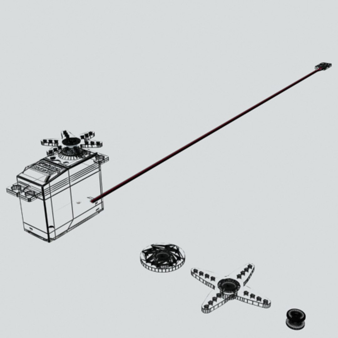 Futaba S3003 Servo Robot 3d Model