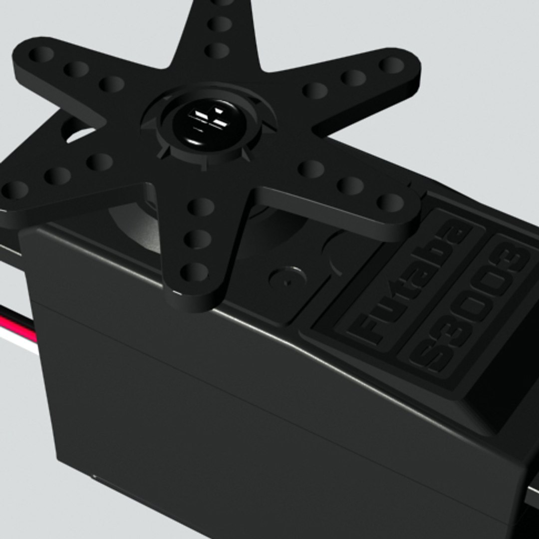 Futaba S3003 Servo Robot 3d Model