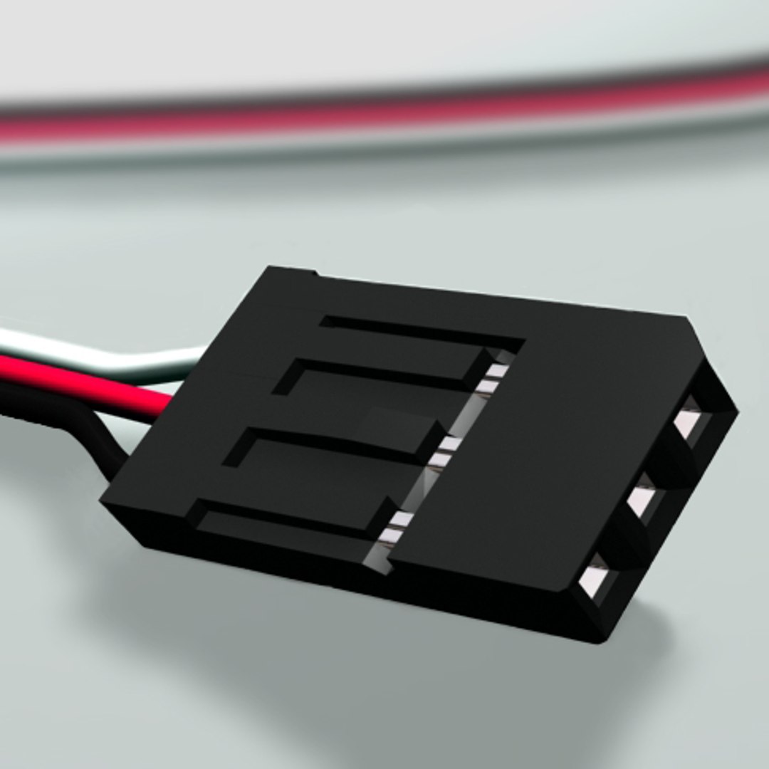 Futaba S3003 Servo Robot 3d Model