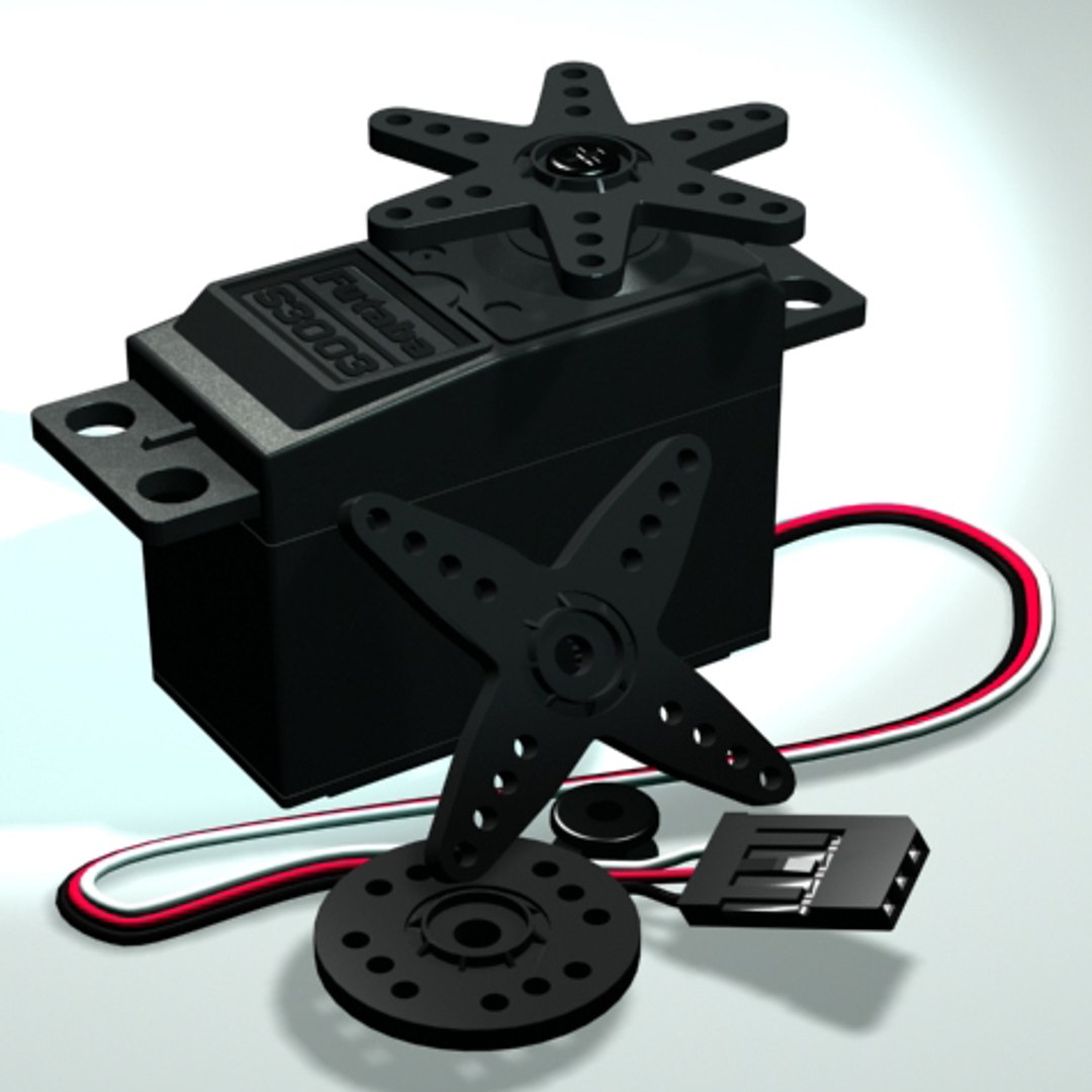 Futaba S3003 Servo Robot 3d Model
