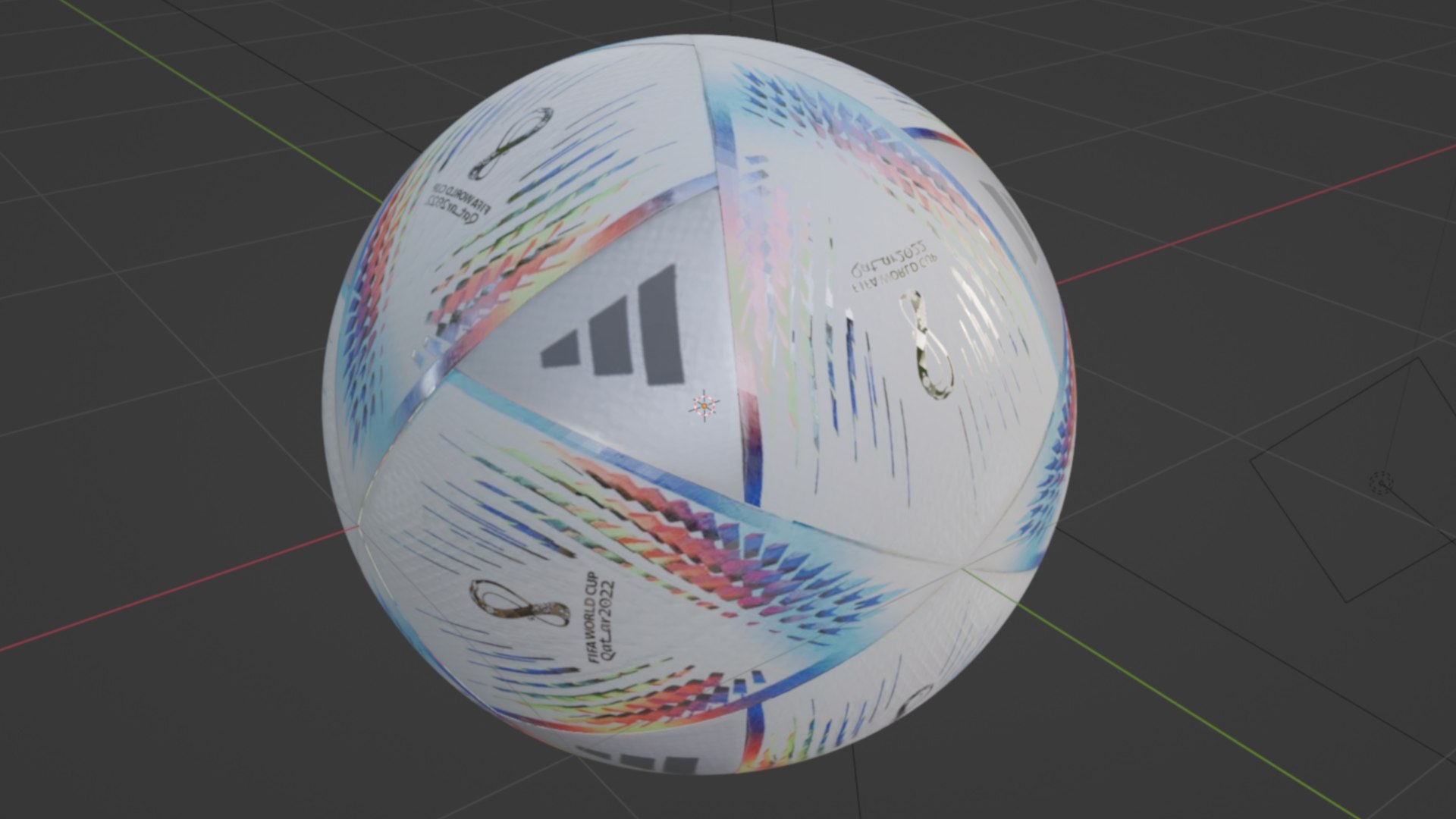 3D Qatar World Cup Football model - TurboSquid 1997861