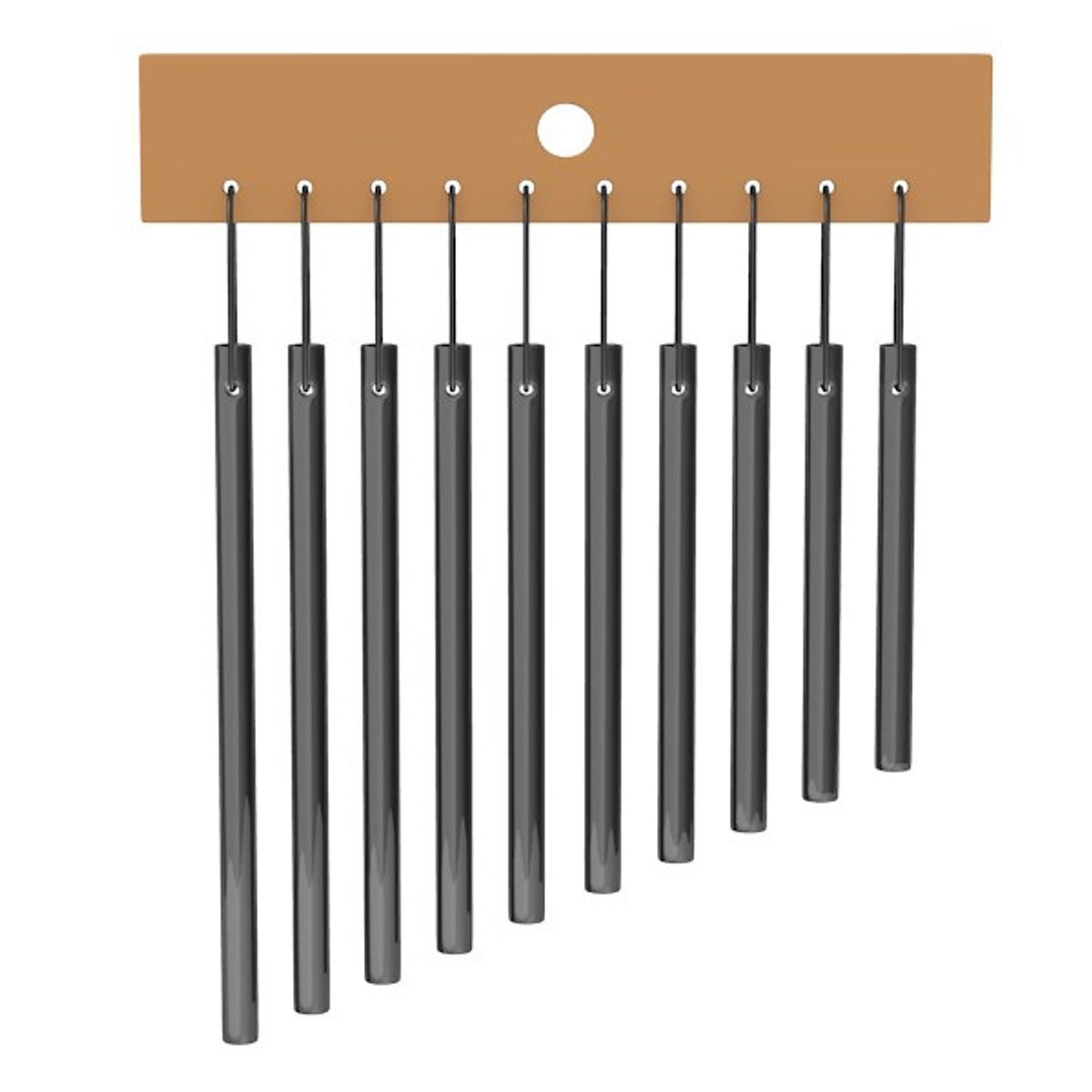 3d Wind Chimes Model