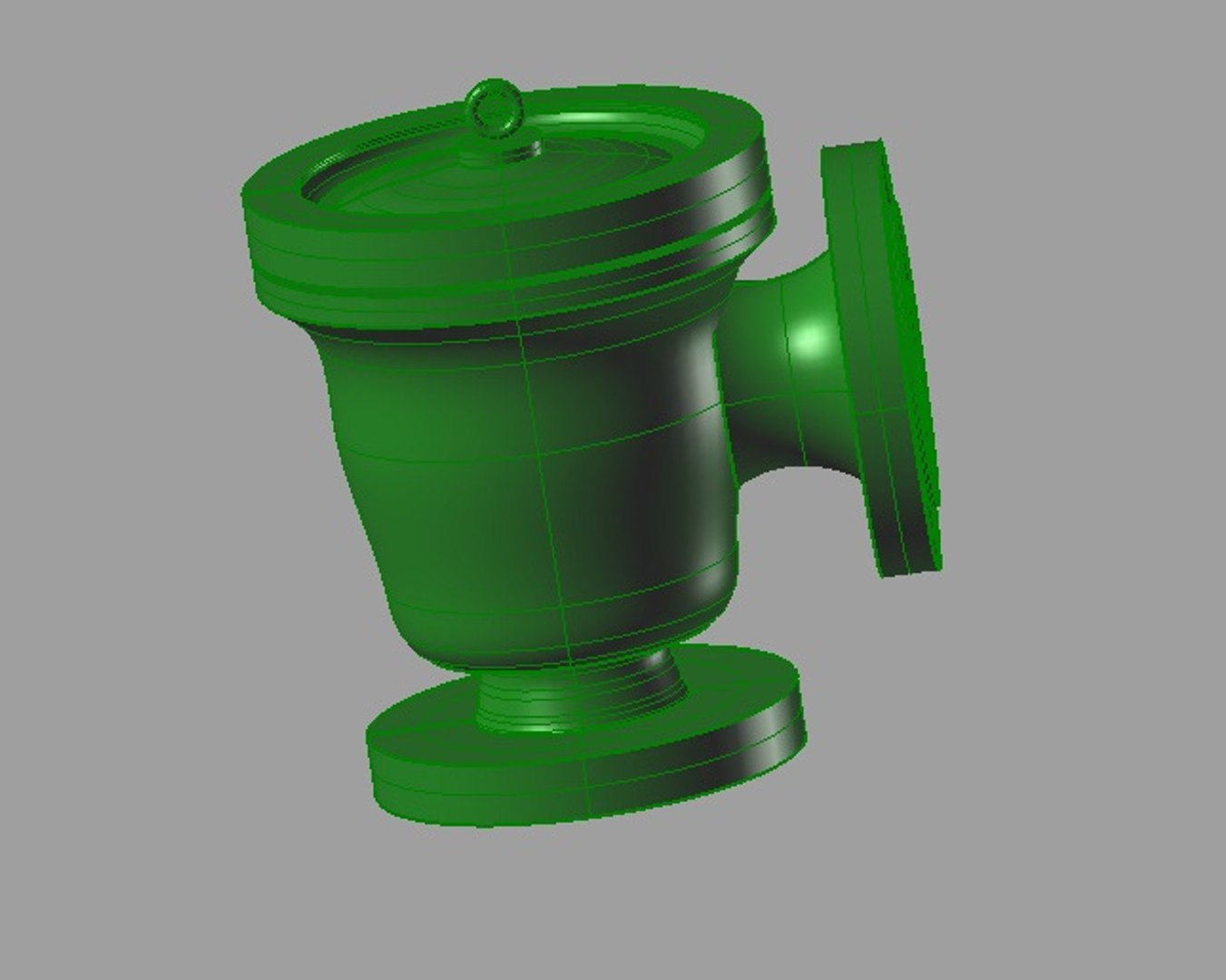 Angle Strainer Filter 3ds