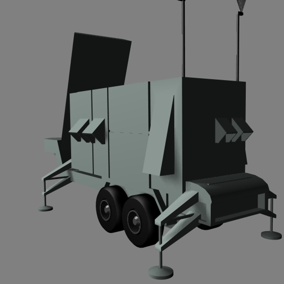 3d Patriot Missile Defense Model