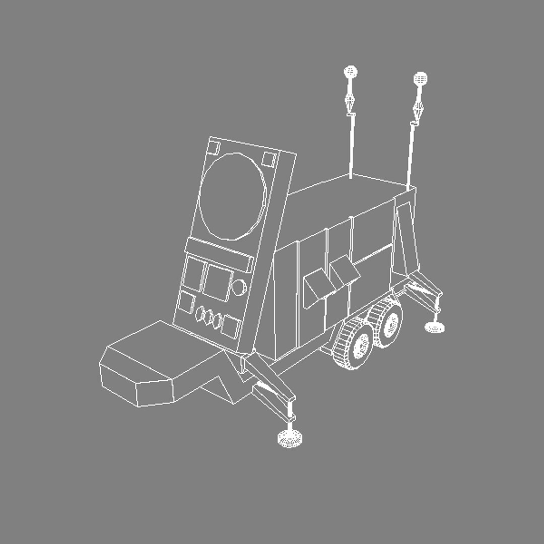 3d Patriot Missile Defense Model