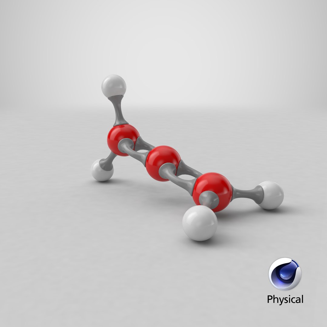 3D Model Propadiene Molecular - TurboSquid 1282314
