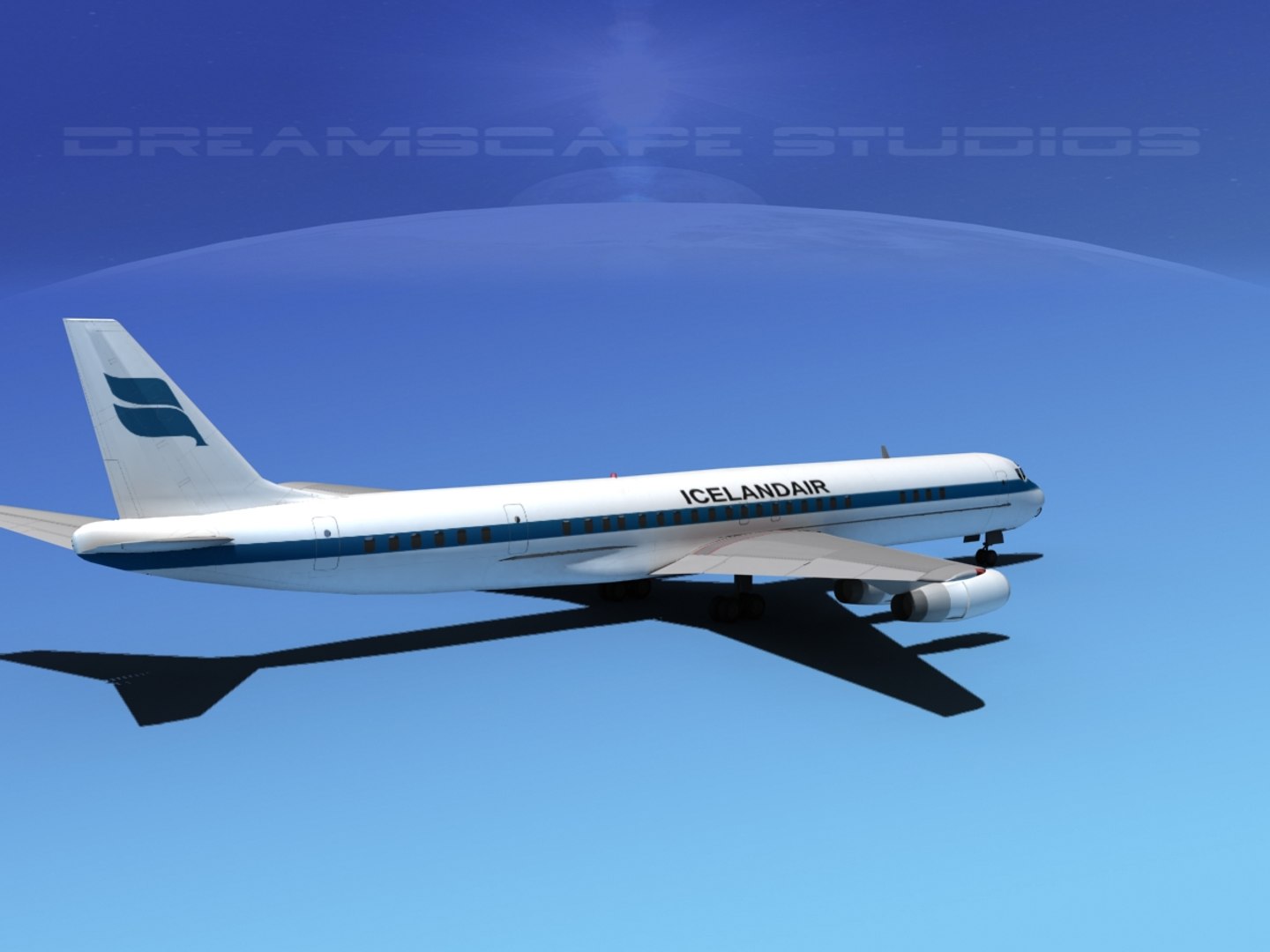 Douglas Dc-8 3ds