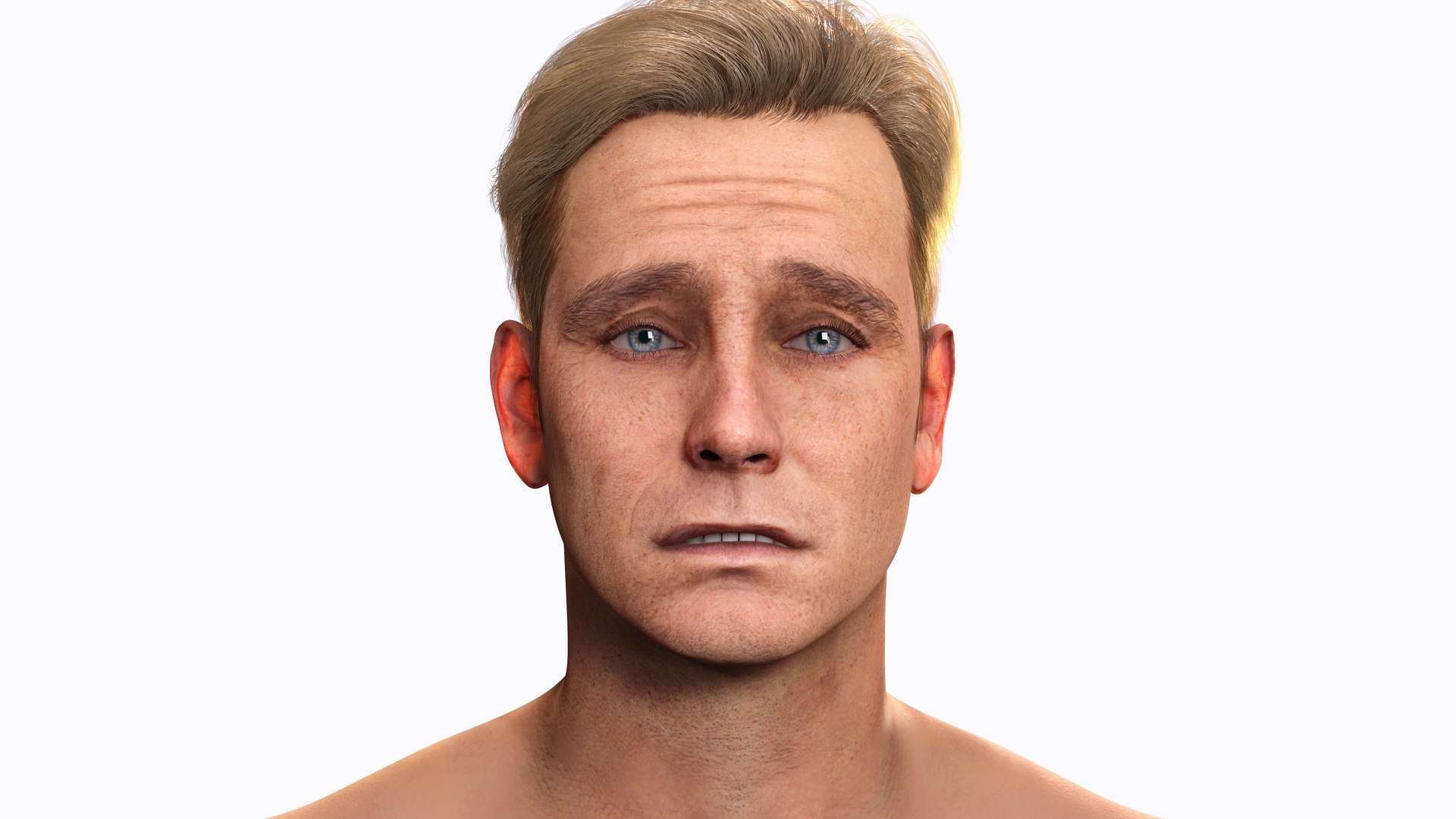 3D Homelander The Boys - Base Mesh Low-poly - TurboSquid 2231092