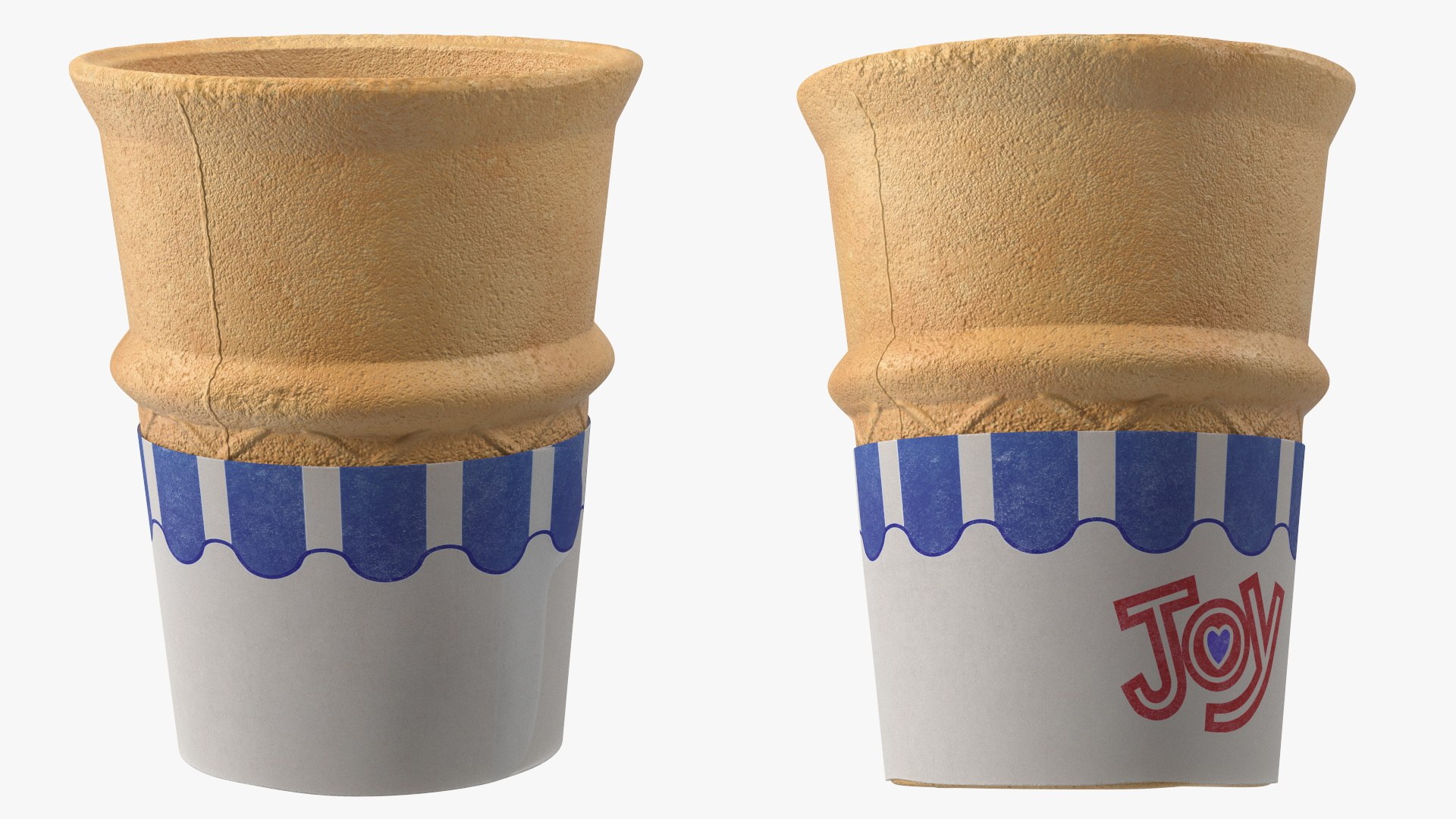 3D Model JOY Kids Flat Bottom Cake Cone - TurboSquid 2241978