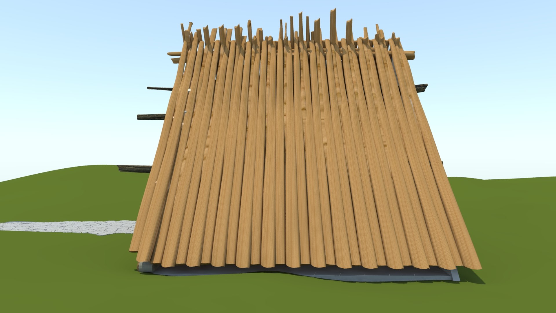 3d Obj Anglo Asterix House