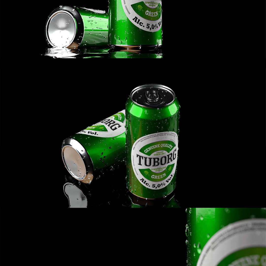 3D Tuborg Beer Can - Include Texture Image - TurboSquid 1803016