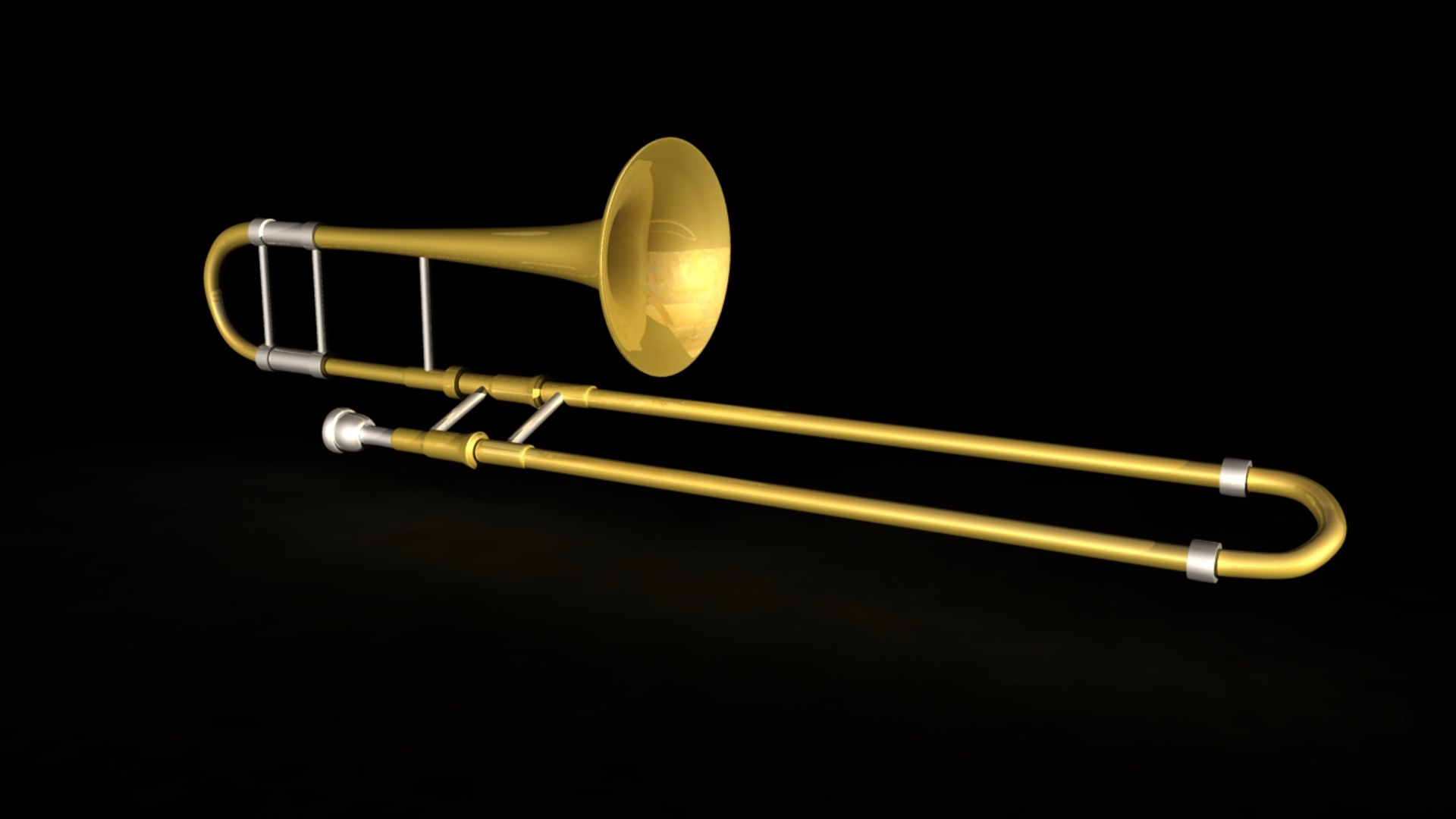 Trombone Brass Instruments Obj