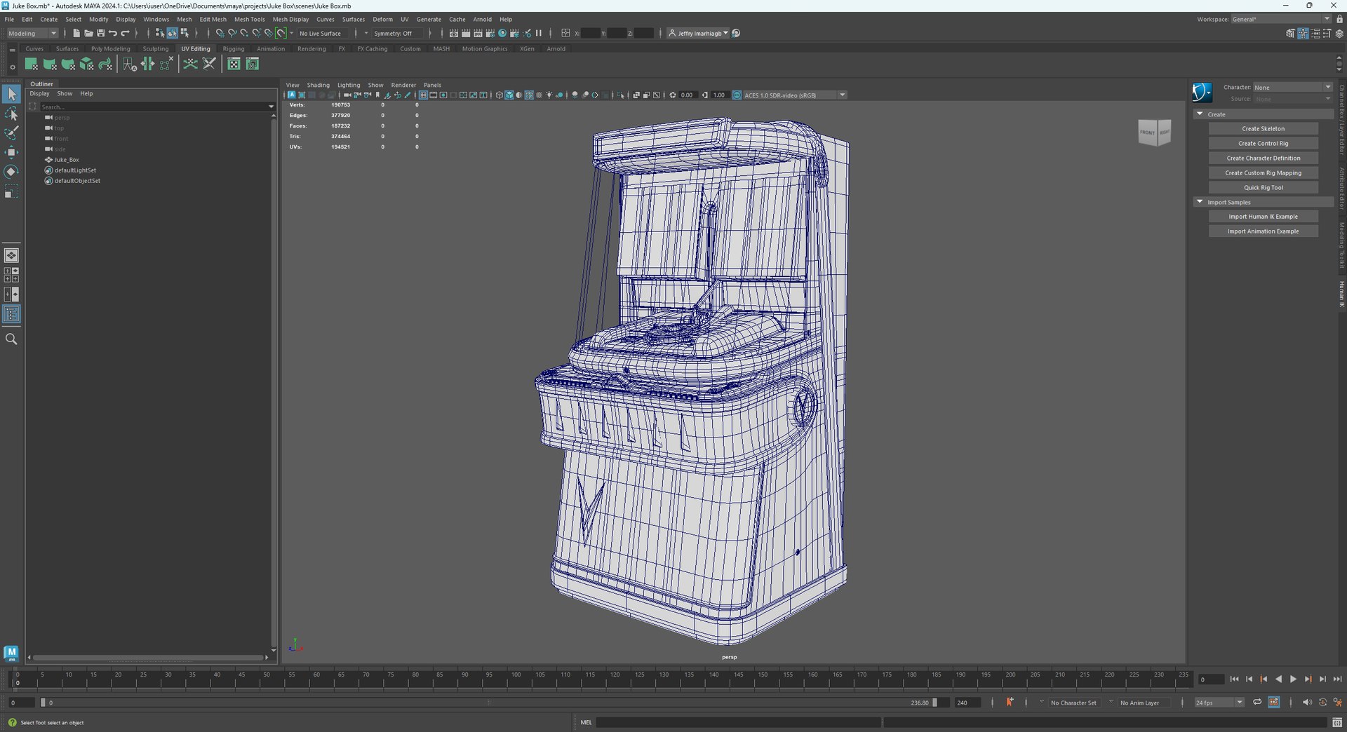 Juke Box 3D - TurboSquid 2107805