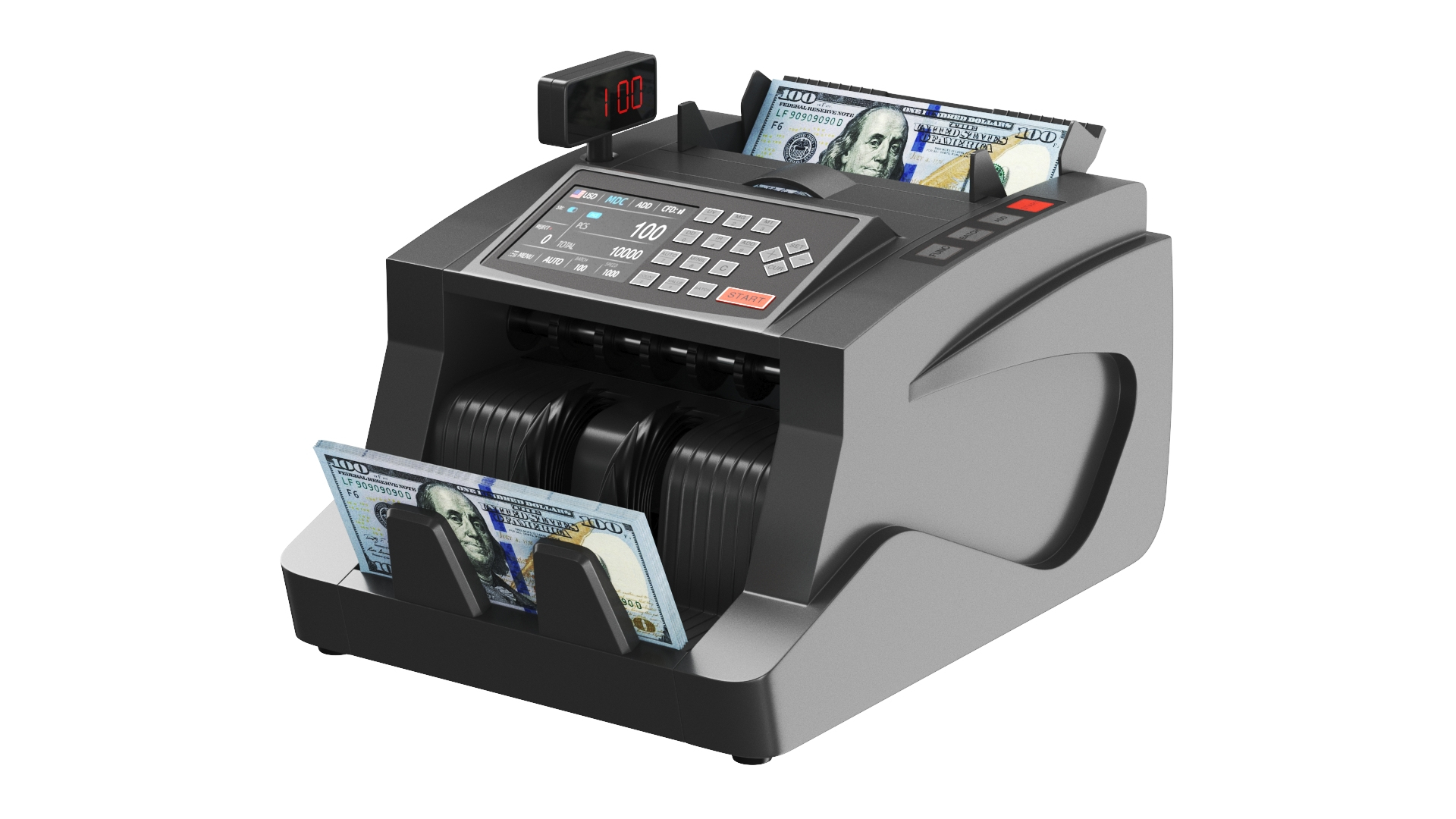 3D Detailed Money Counter Machine Model - TurboSquid 2324822