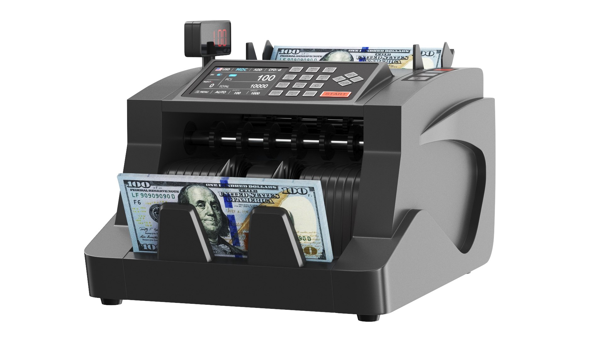 3D Detailed Money Counter Machine Model - TurboSquid 2324822